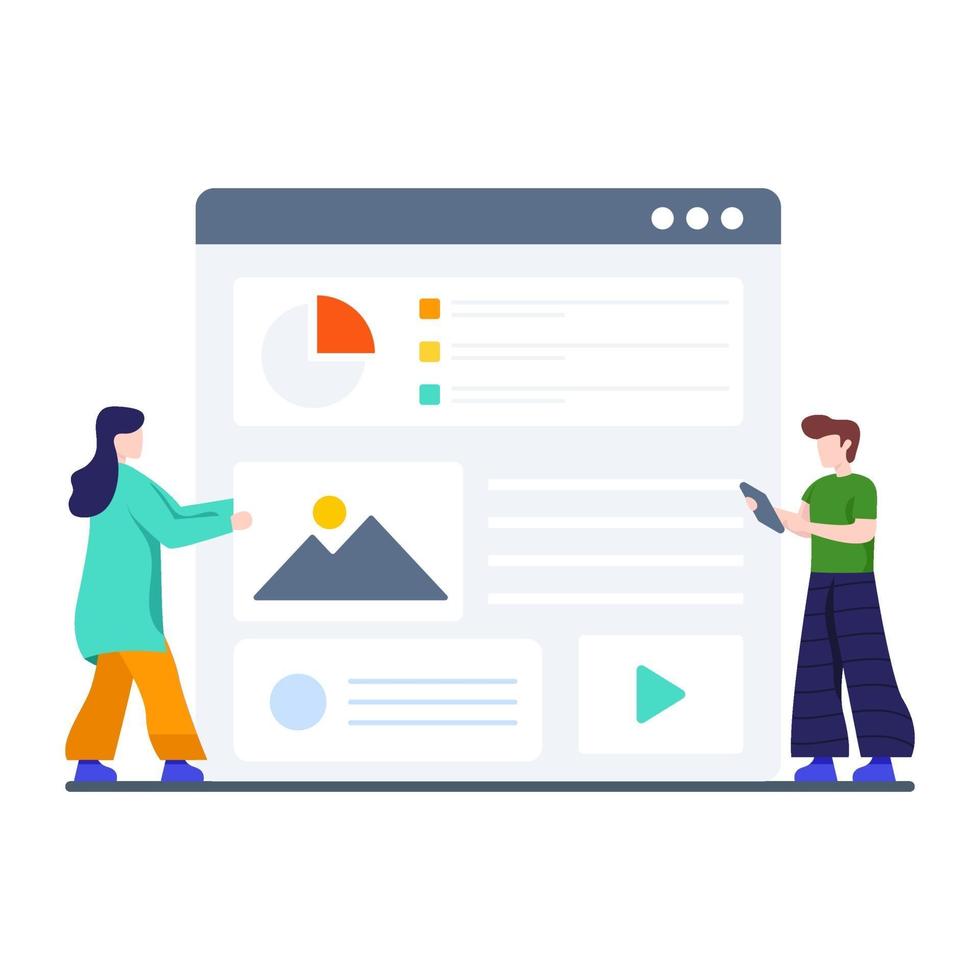 User Interface Development Concept 2111052 Vector Art at Vecteezy