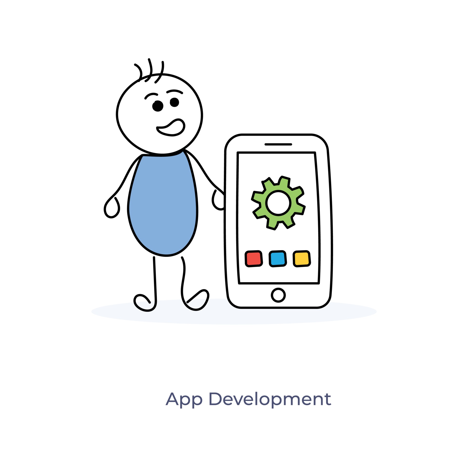 ingeniero de software de dibujos animados 2111976 Vector en Vecteezy