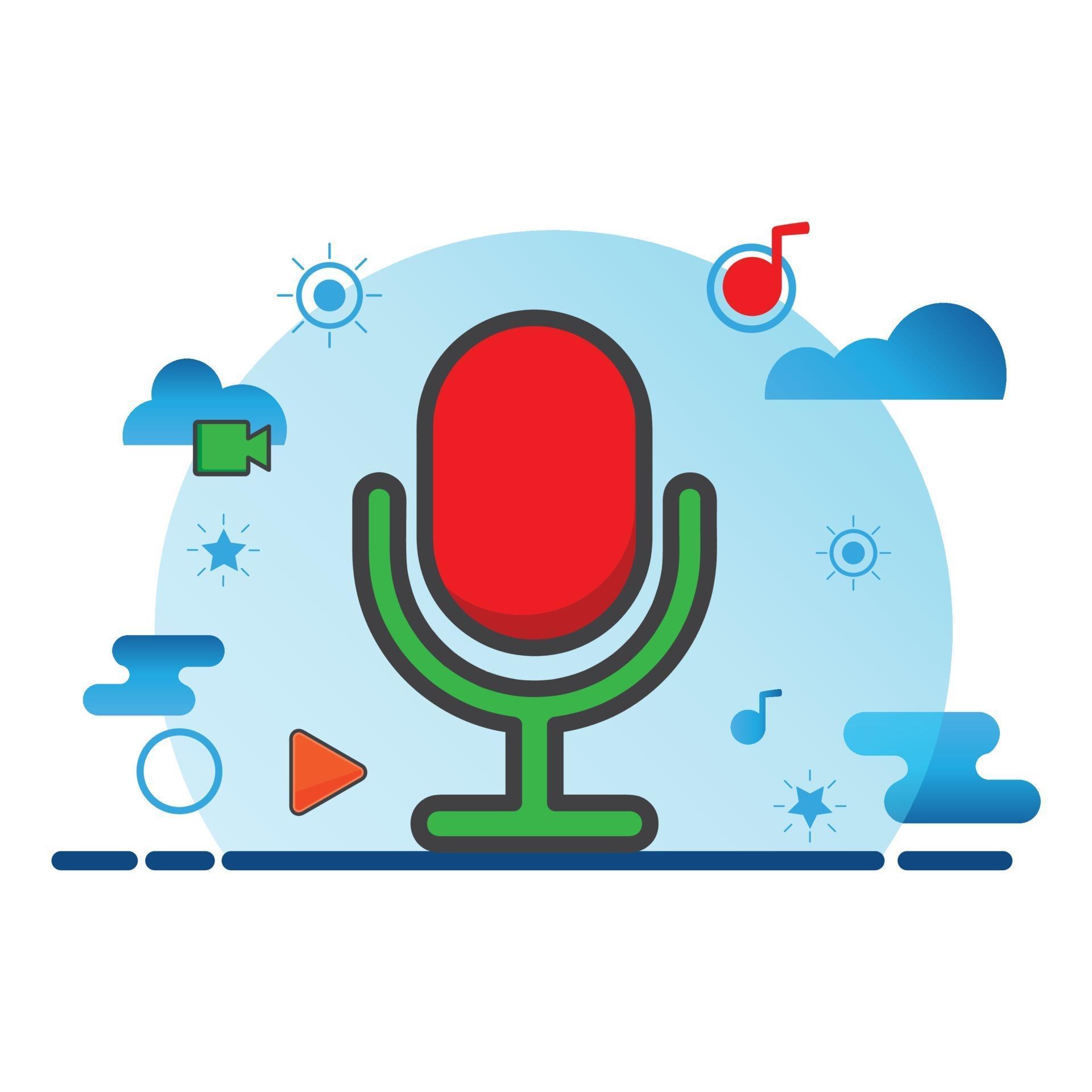 voice recorder illustration. Flat vector icon 2116129 Vector Art at ... voice recorder illustration. Flat vector icon 2116129 Vector Art at ...