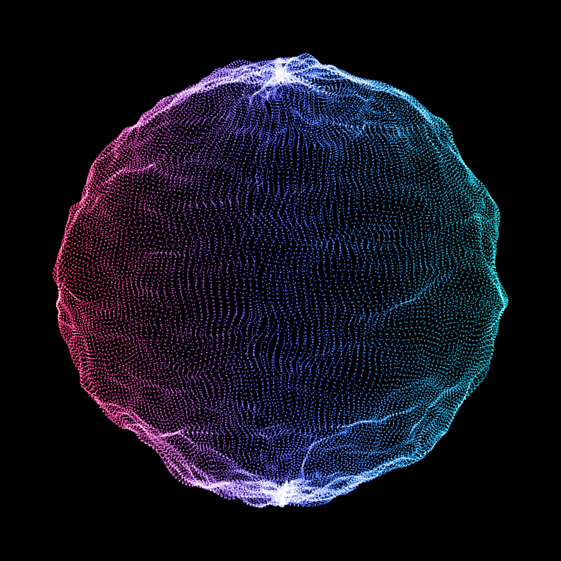 Abstract Network Communications Background With Sphere Of Particles
