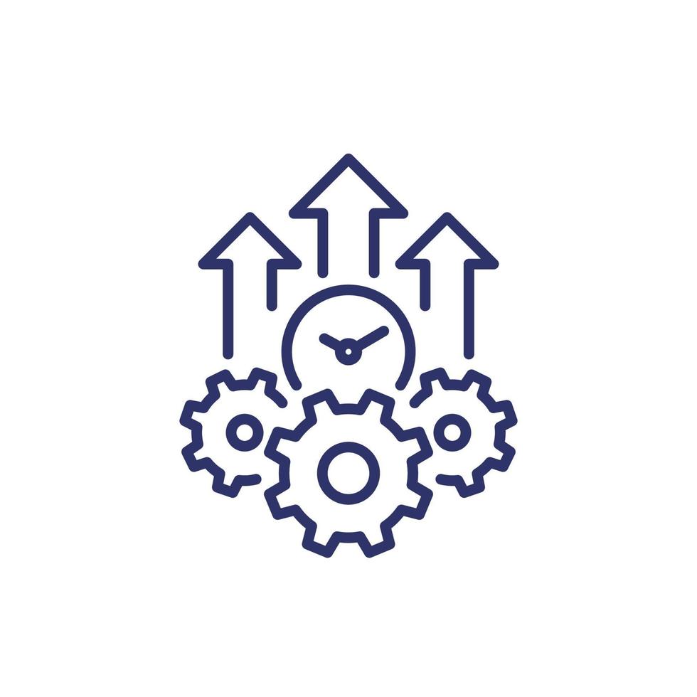 efficiency growth line icon on white 2119556 Vector Art at Vecteezy efficiency growth line icon on white 2119556 Vector Art at Vecteezy