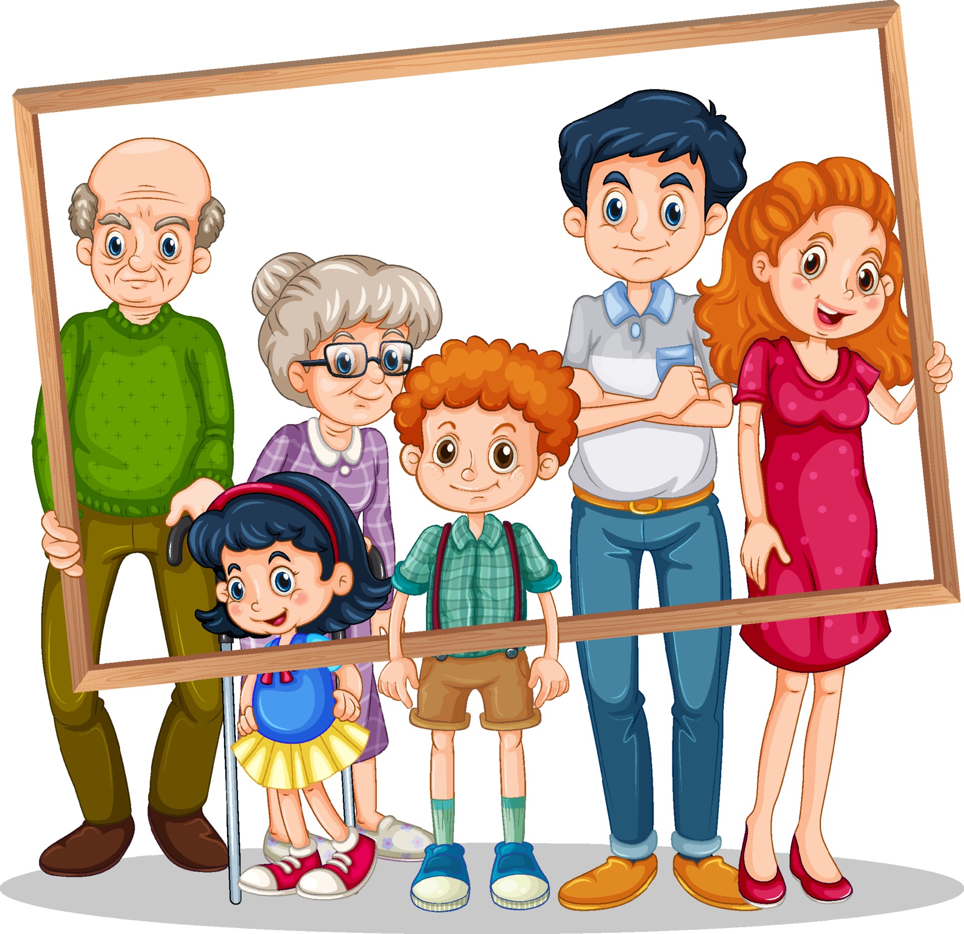 Clip Art Extended Family