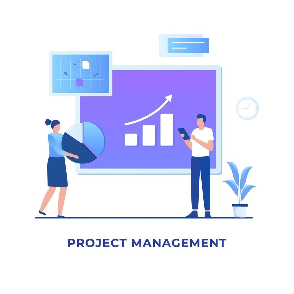 Project Management illustration concept 2121264 Vector Art at Vecteezy