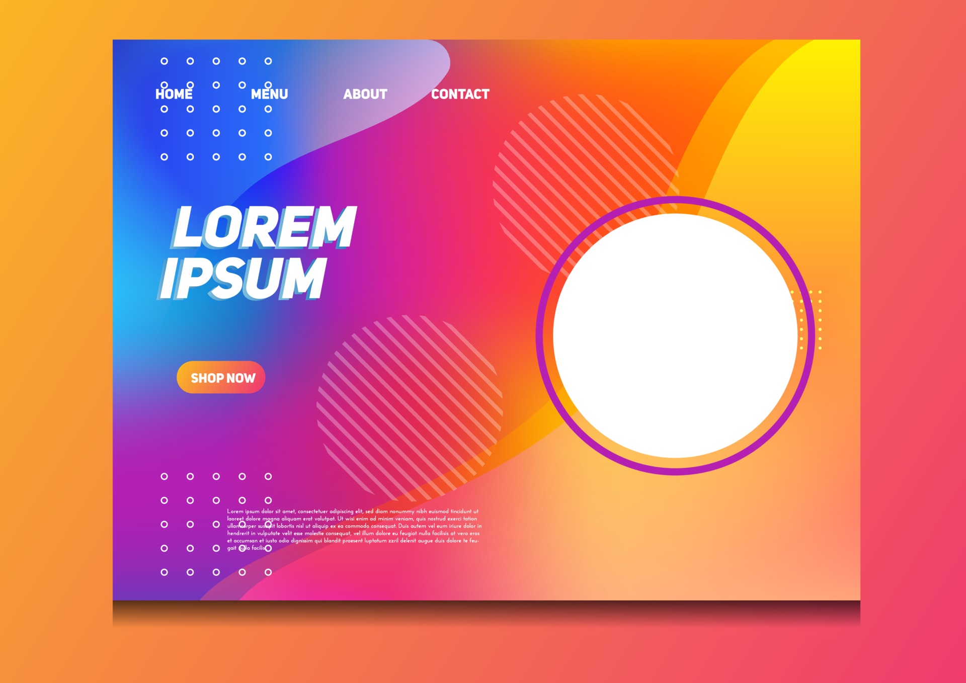 creative website template designs. Vector illustration concepts of web ...