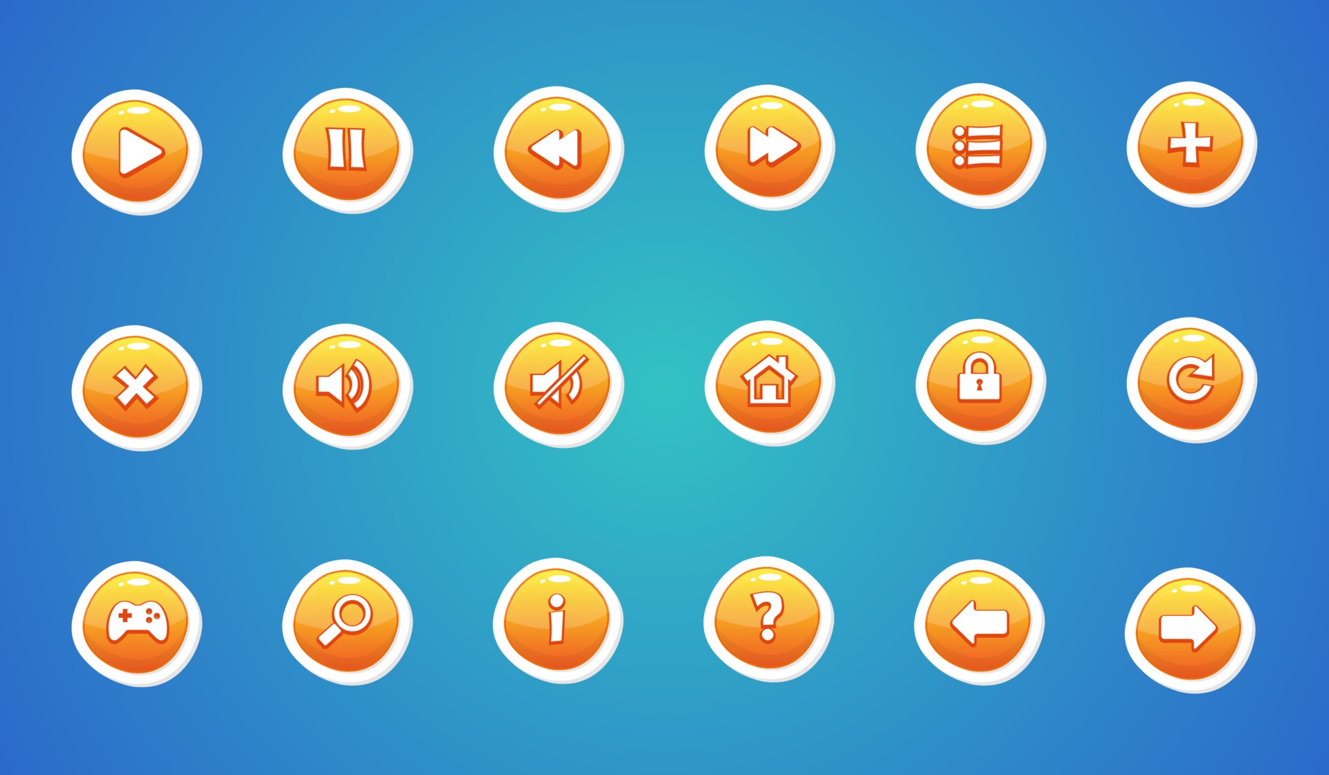 User Interface Buttons Design 2127609 Vector Art At Vecteezy