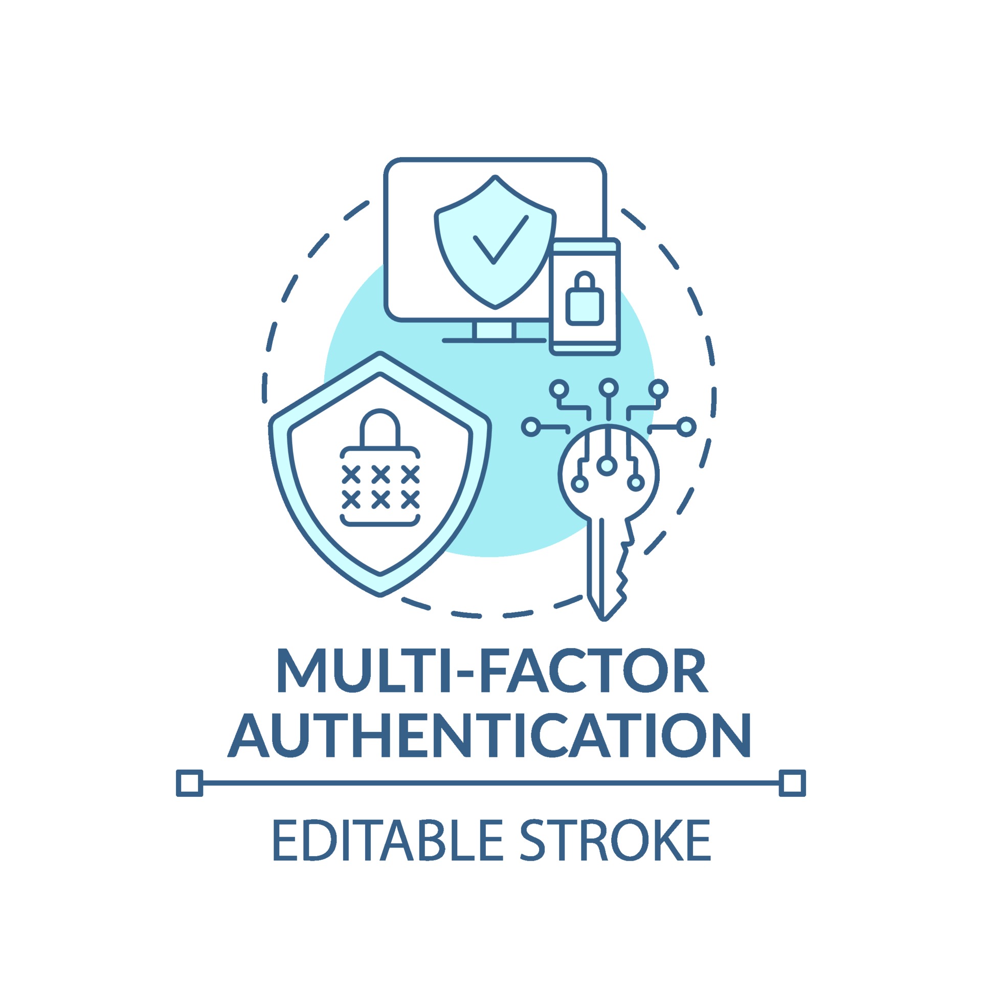 Multi-factor authentication concept icon 2129801 Vector Art at Vecteezy Multi-factor authentication concept icon 2129801 Vector Art at Vecteezy