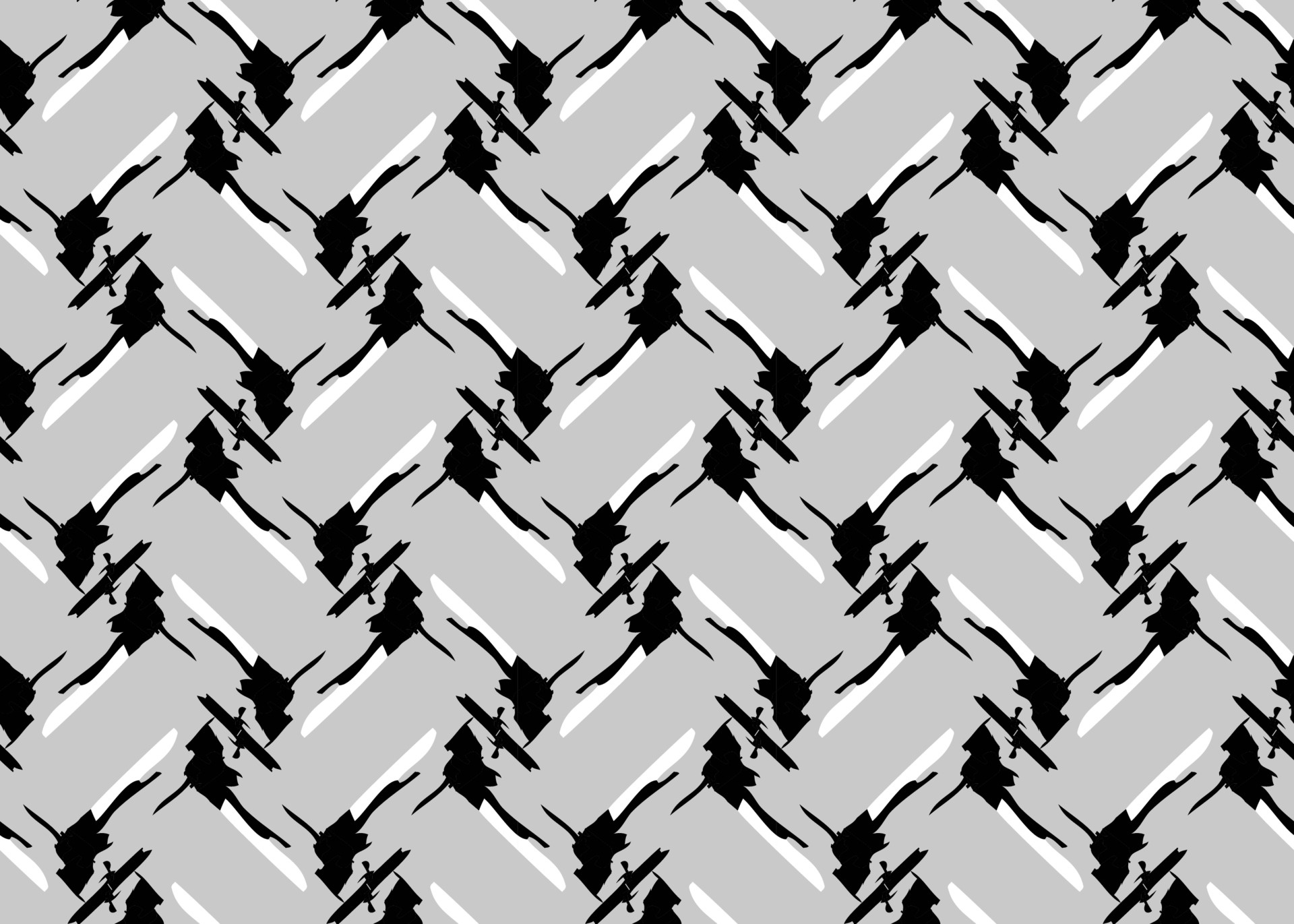 Hand drawn, grey, white, black color shapes seamless pattern 2129998 ...