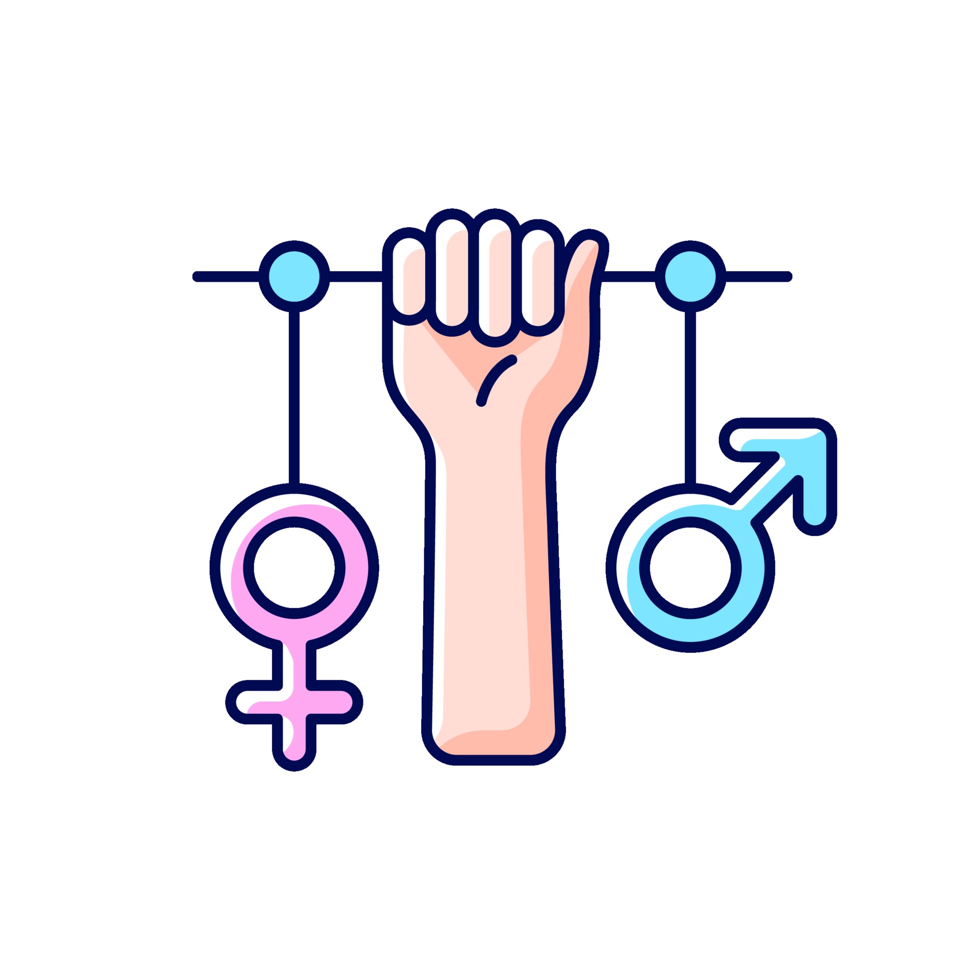 Feminism Rgb Color Icon 2130001 Vector Art At Vecteezy