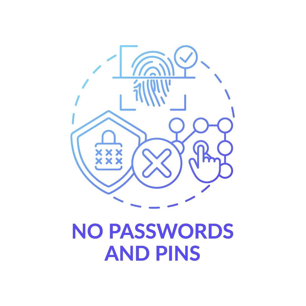 No passwords and pins concept icon 2130101 Vector Art at Vecteezy No passwords and pins concept icon 2130101 Vector Art at Vecteezy