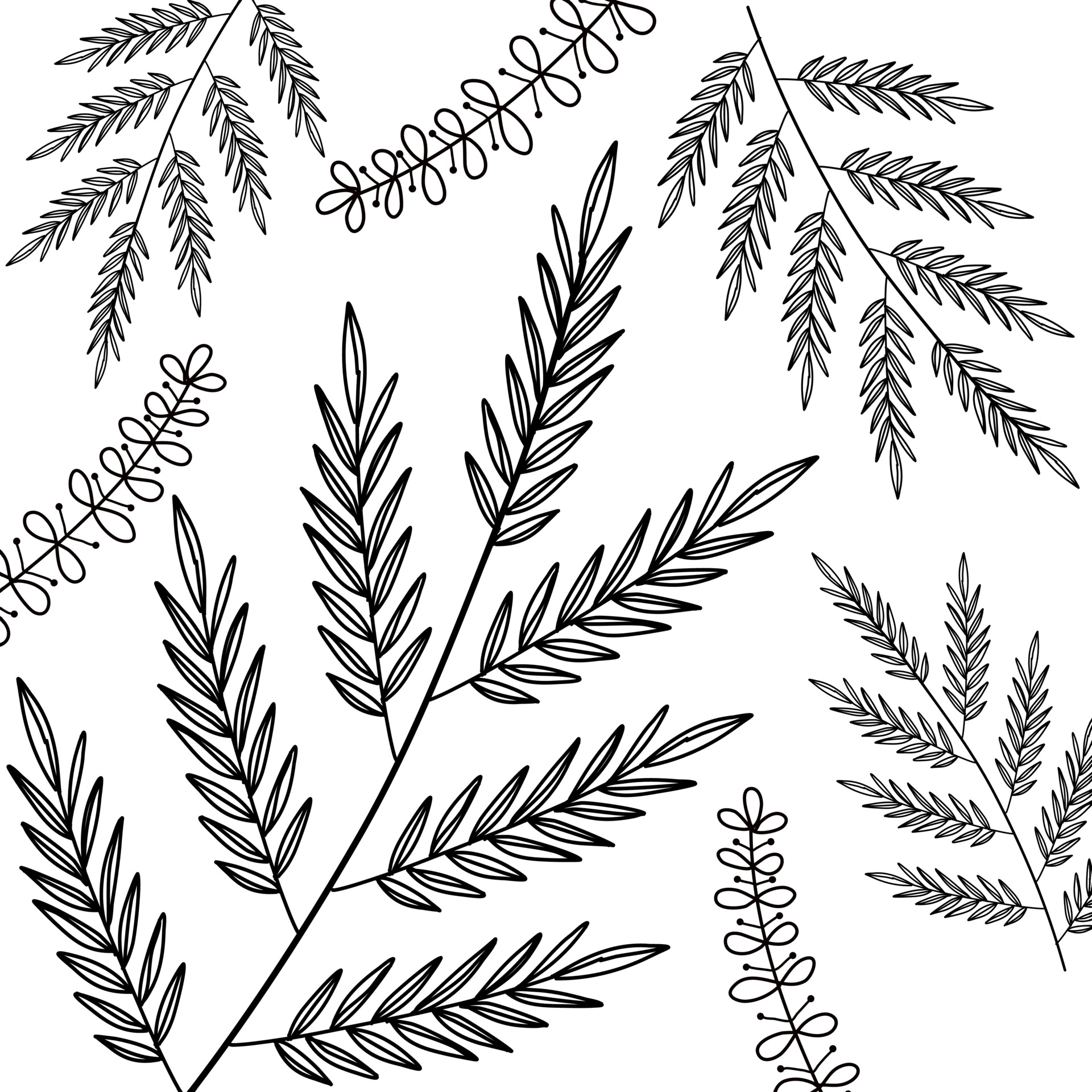 Leaf Pattern Vector 2130265 Vector Art at Vecteezy
