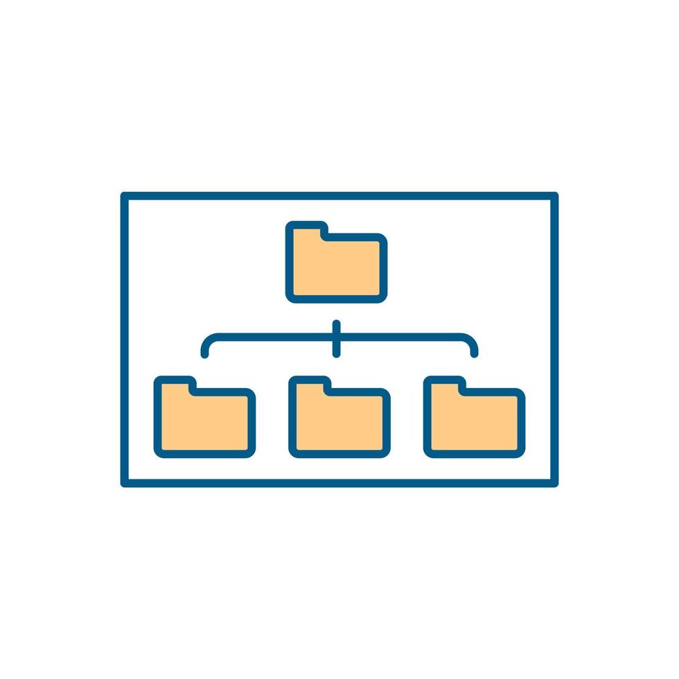 Folders and subfolders RGB color icon 2131186 Vector Art at Vecteezy