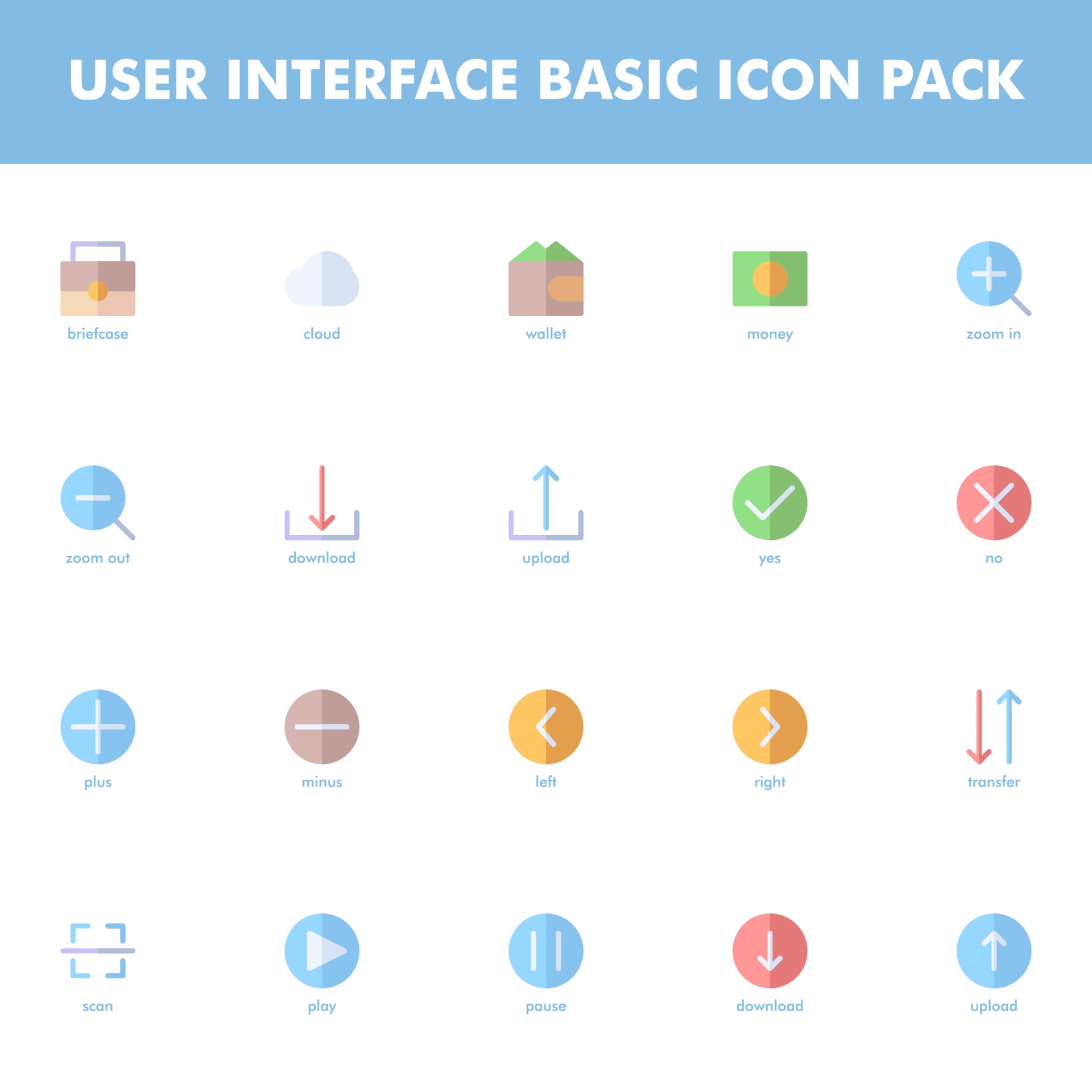 User Interface Icon Pack Isolated On White Background For Your Web