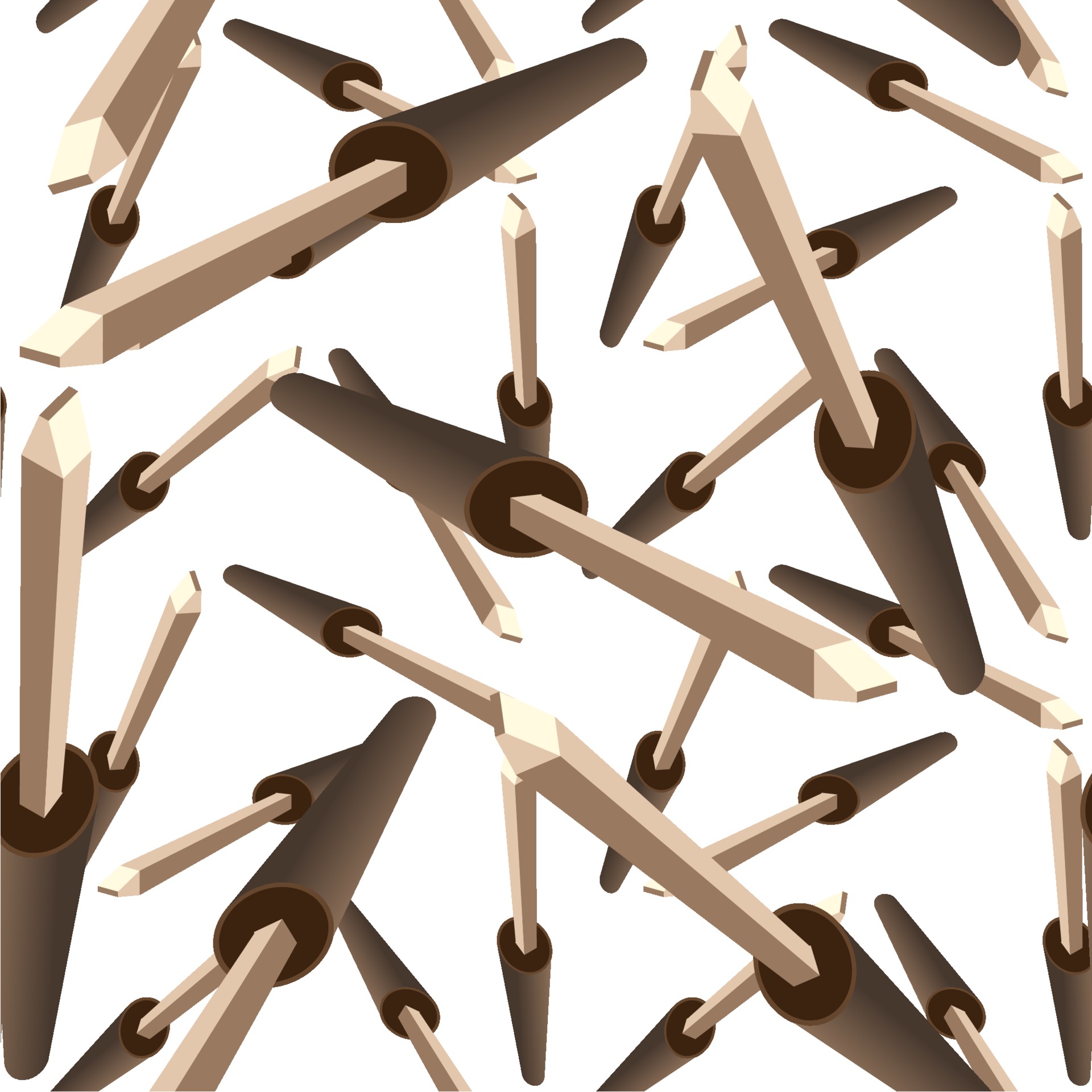 3d perspective repeat object pattern design 2139166 Vector Art at Vecteezy