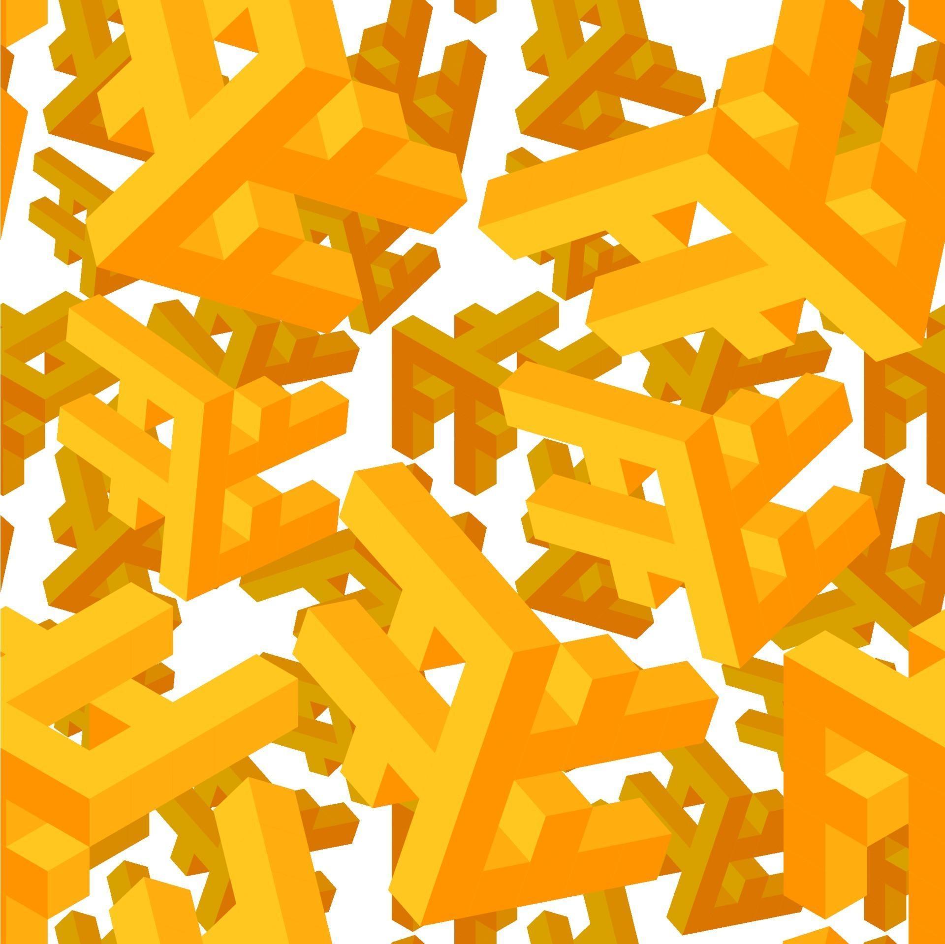 3d perspective repeat object pattern design 2139237 Vector Art at Vecteezy