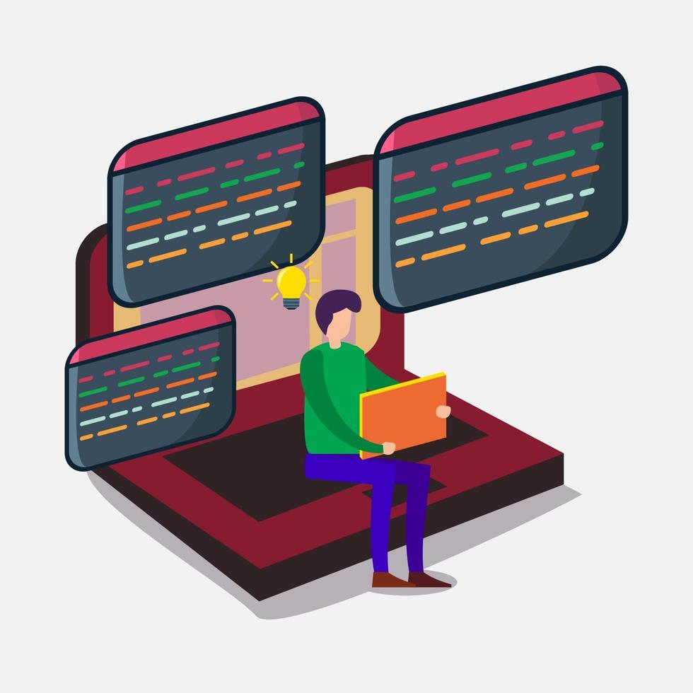 application programing development concept illustration 2139503 Vector ...