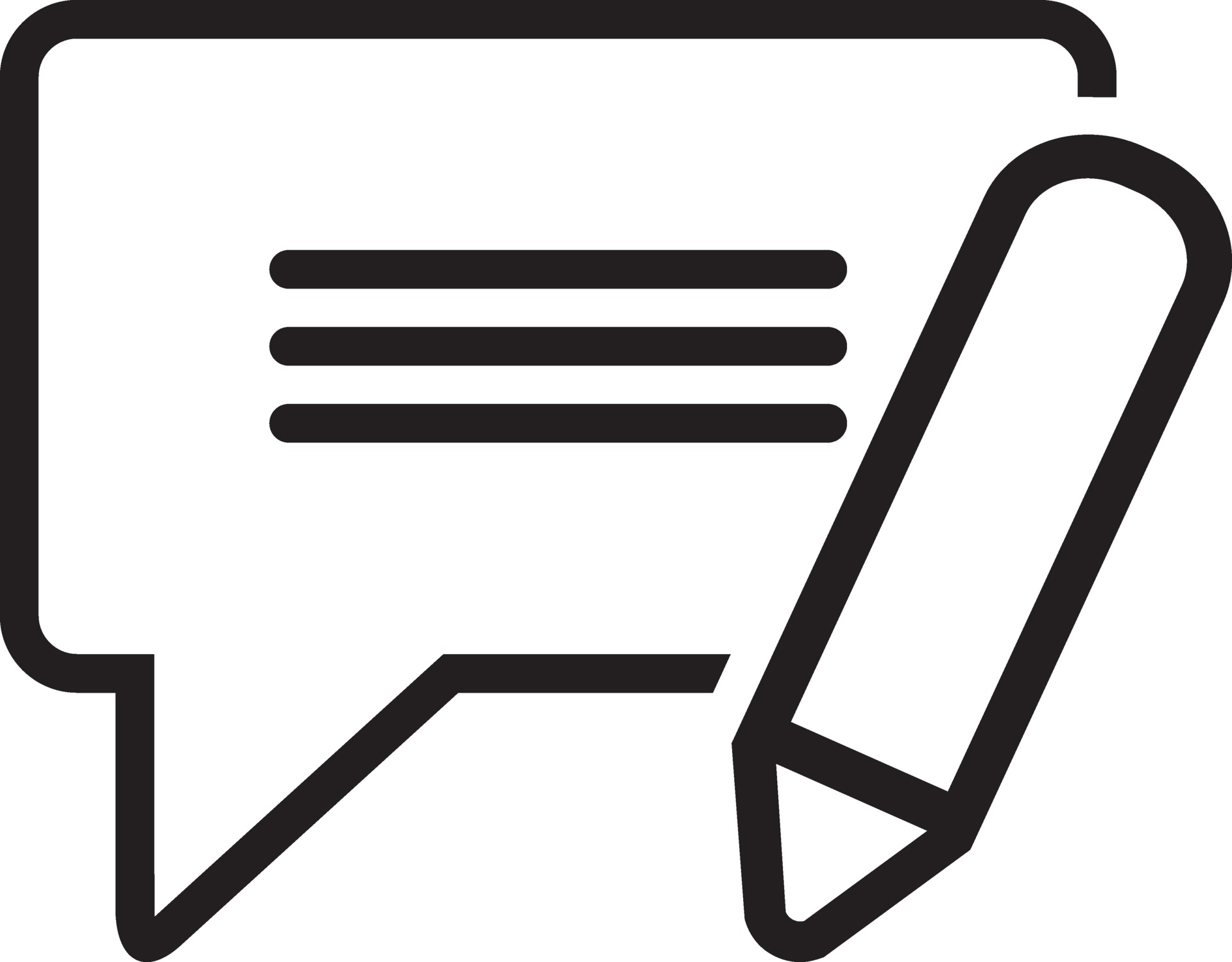 Line icon for sms 2142125 Vector Art at Vecteezy