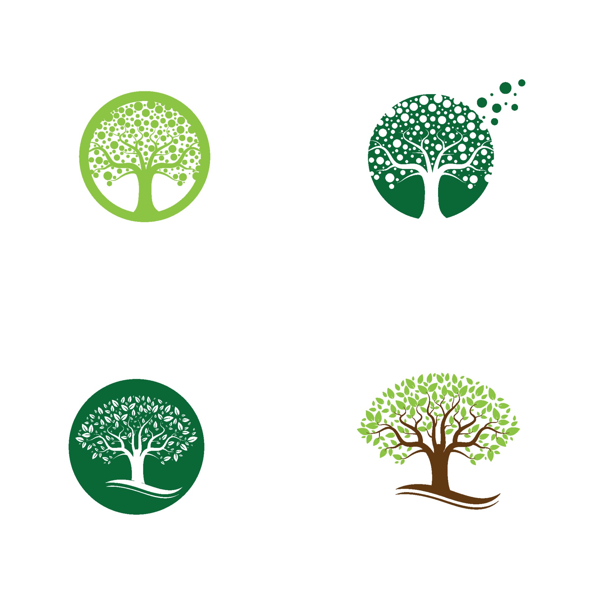 tree logo and symbol vector 2144547 Vector Art at Vecteezy