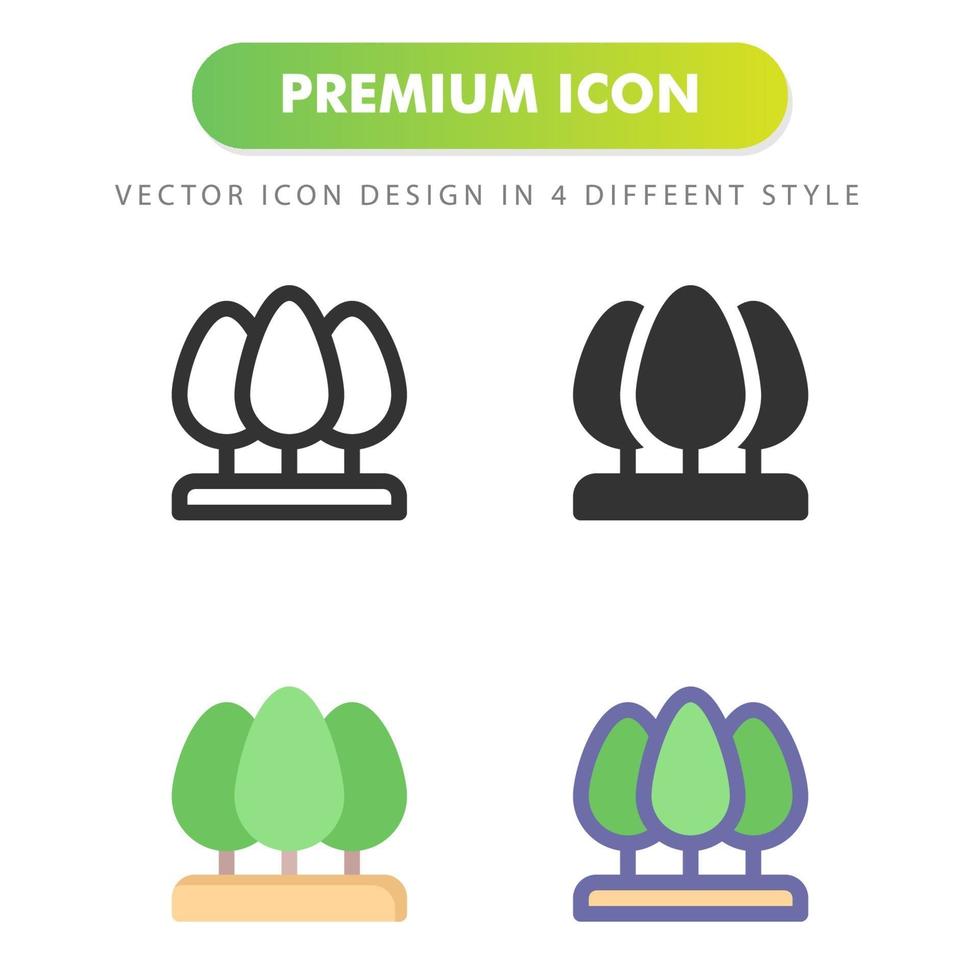 tree icon isolated on white background. for your web site design, logo ...