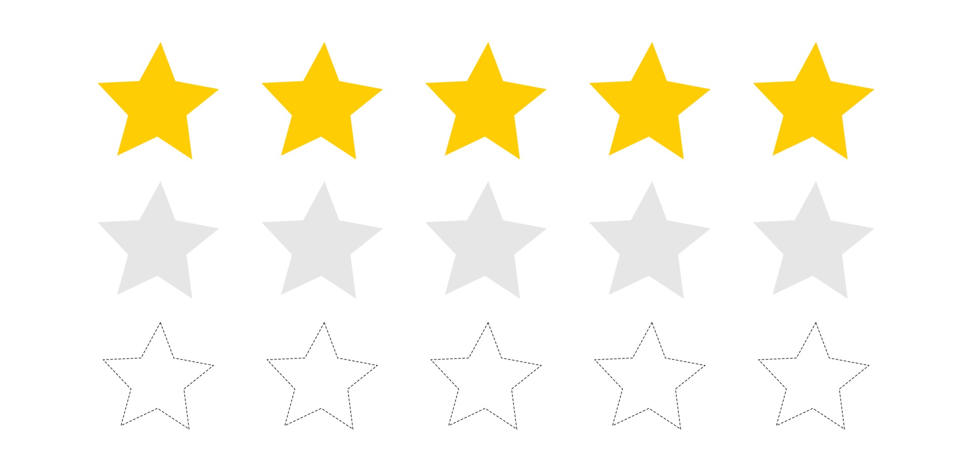 Five Star Icon Vector Art, Icons, and Graphics for Free Download