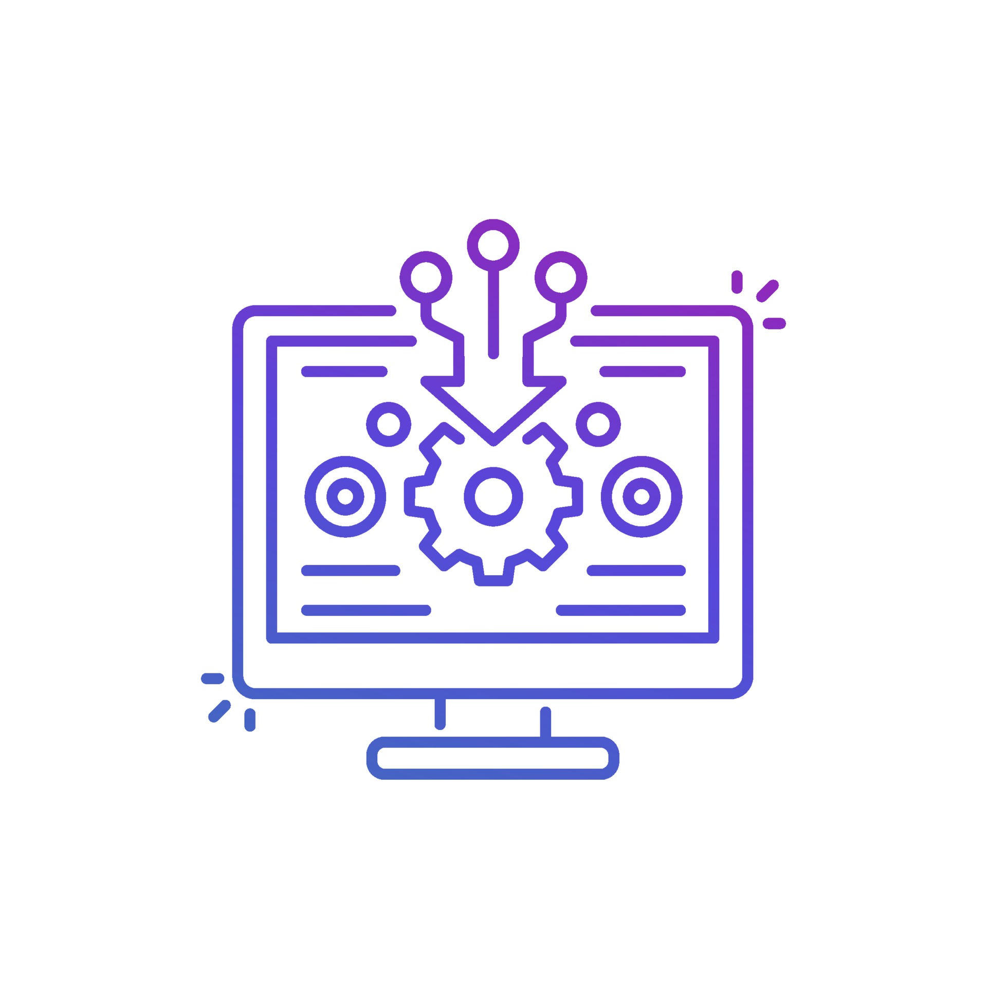 Data Processing Line Icon Vector 2152262 Vector Art At Vecteezy