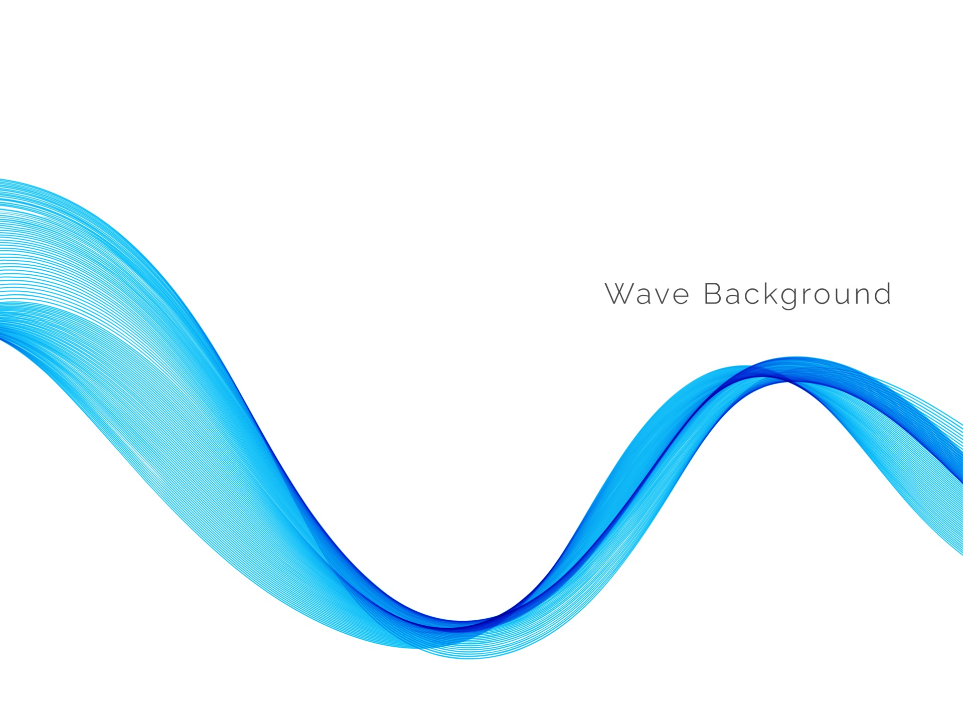 Modern decorative blue wave stylish dynamic background 2153486 Vector ...