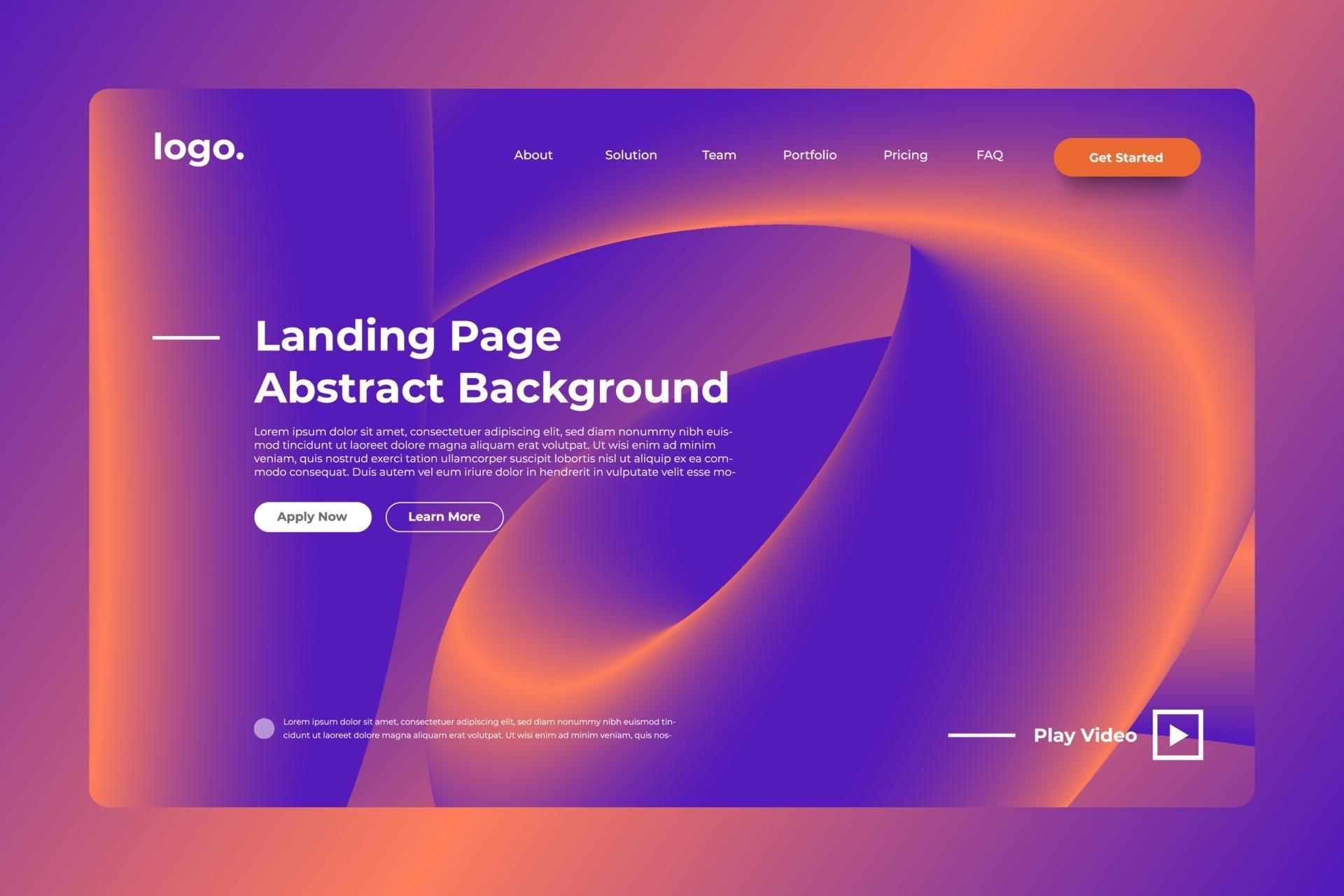 Landing page abstract background 2162072 Vector Art at Vecteezy Landing page abstract background 2162072 Vector Art at Vecteezy