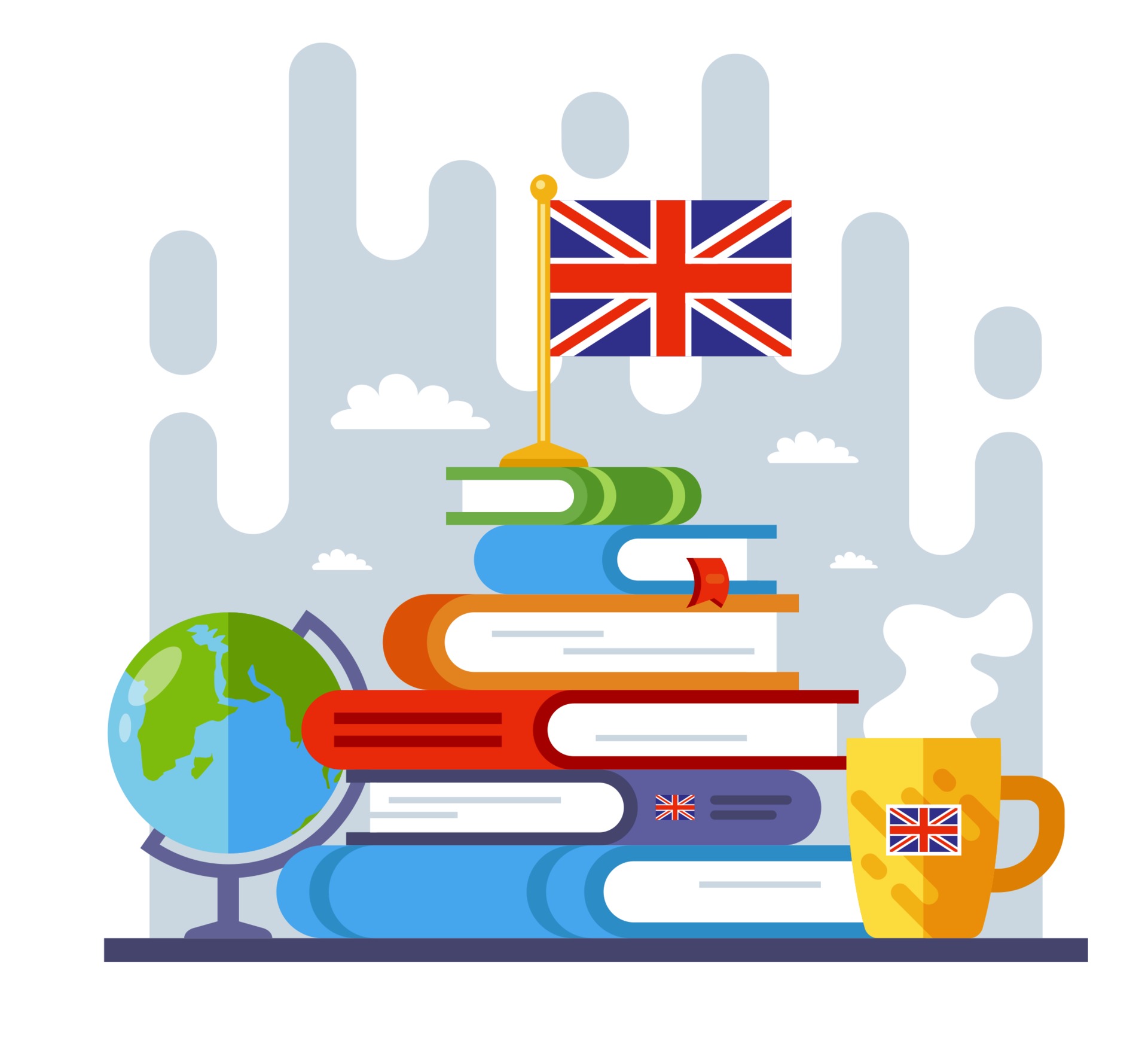 English Course Vector Art, Icons, and Graphics for Free Download
