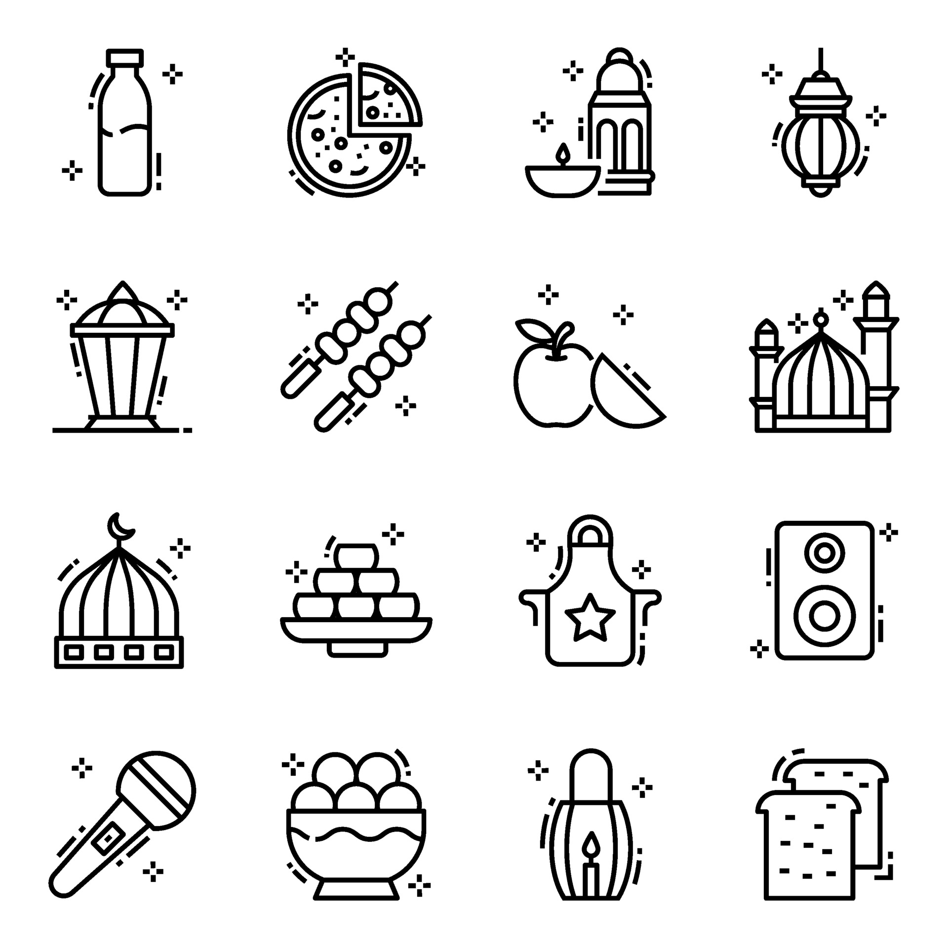 Meals for Ramadan 2163621 Vector Art at Vecteezy