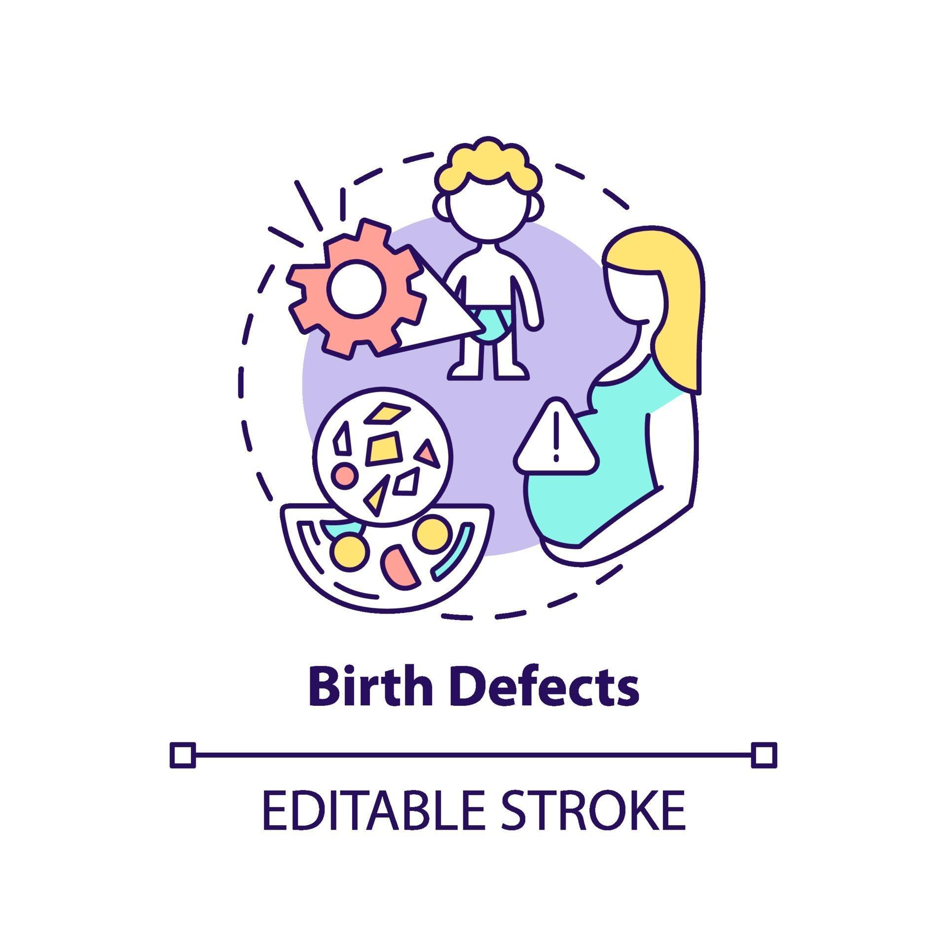 Birth defects concept icon 2165298 Vector Art at Vecteezy