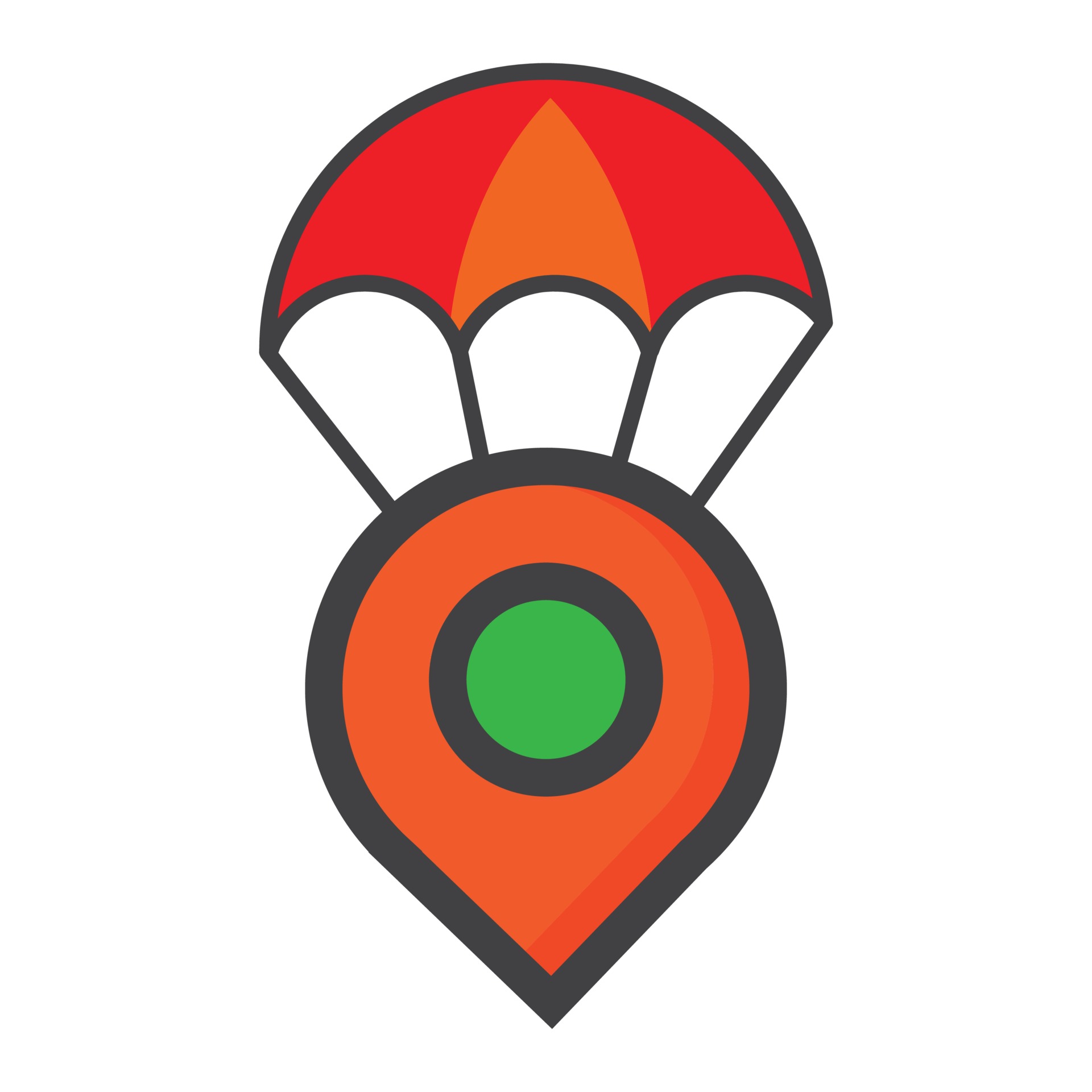 location illustration. location icon. can use for, icon design element ...