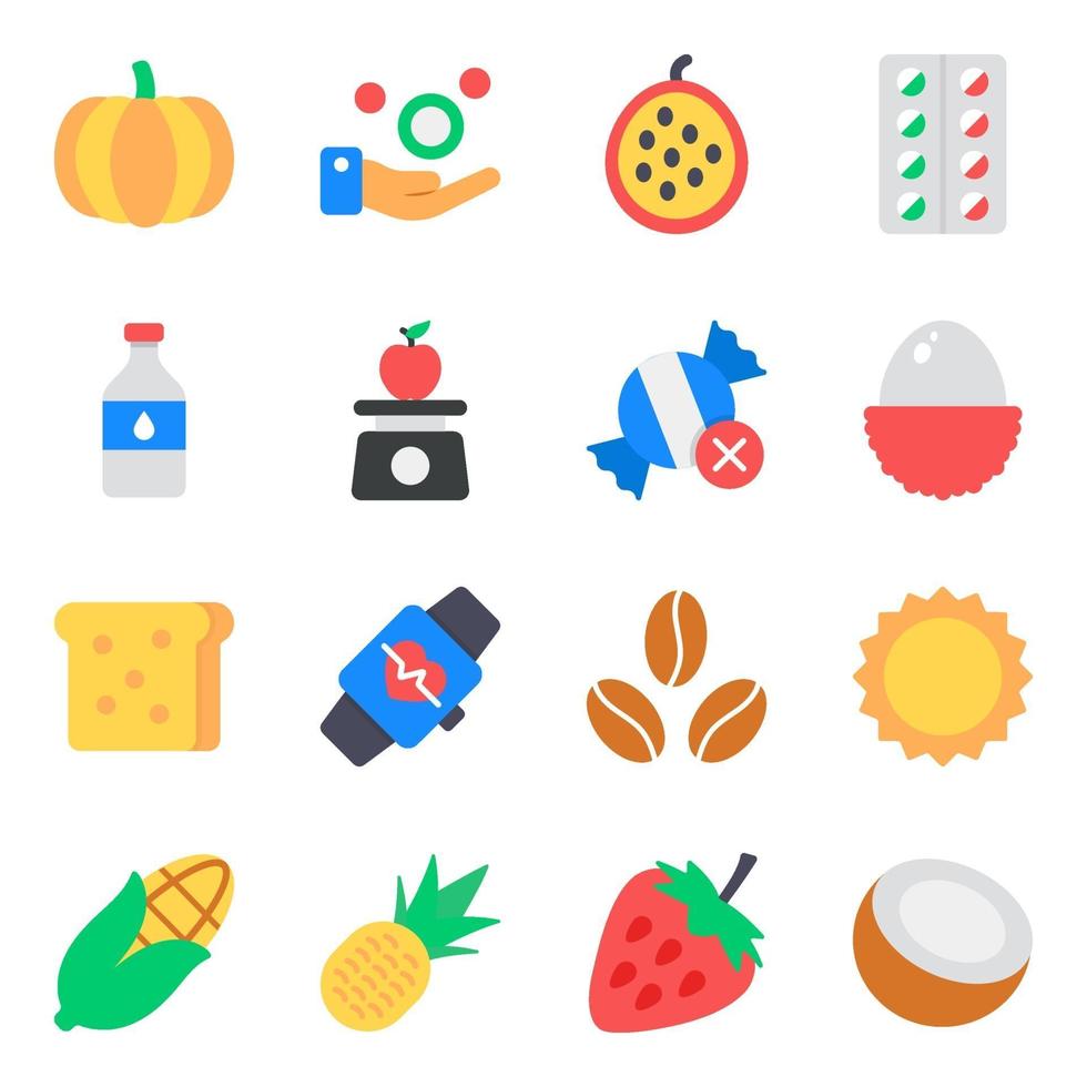 Balanced Diet and Health 2168948 Vector Art at Vecteezy