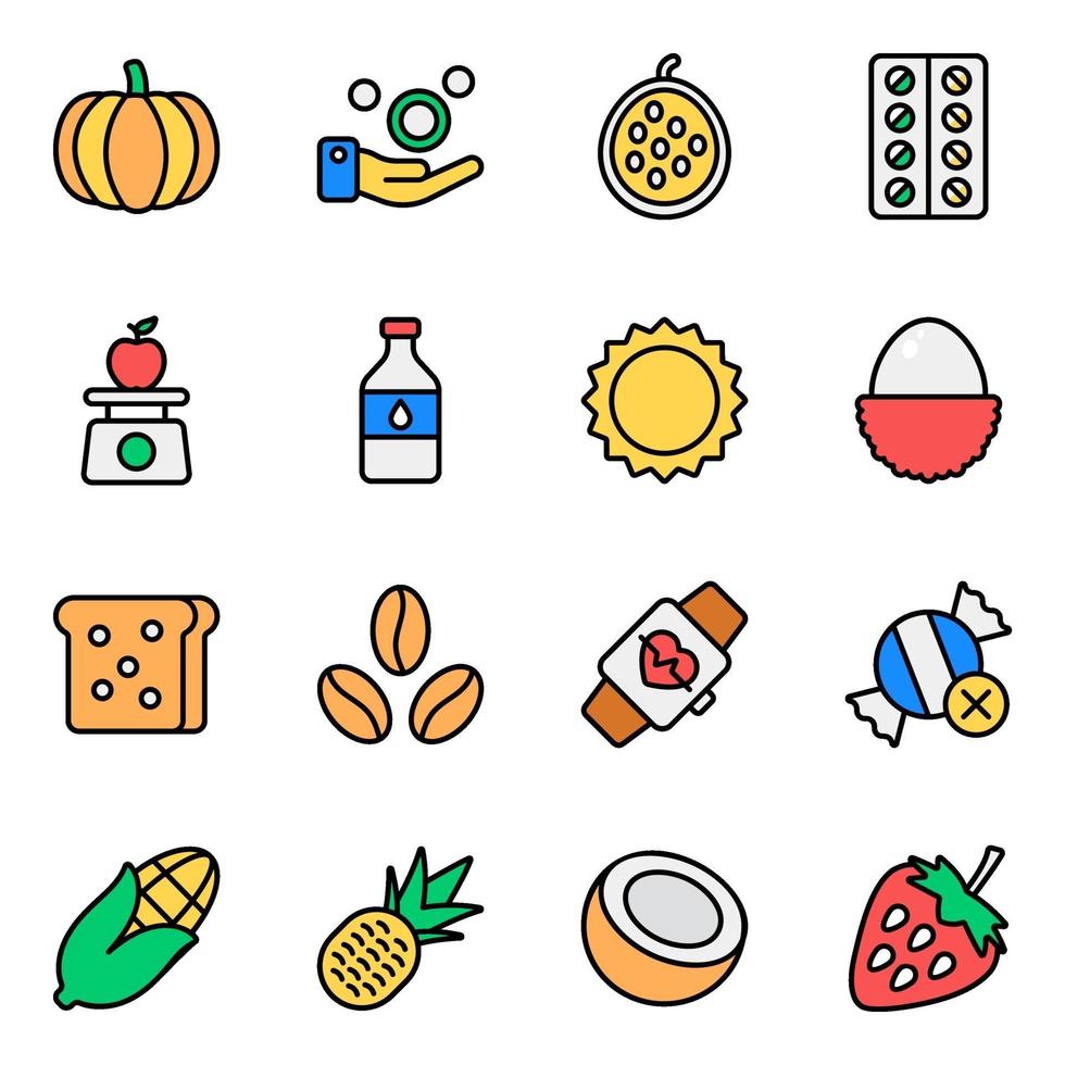 Balanced Diet and Health 2168951 Vector Art at Vecteezy