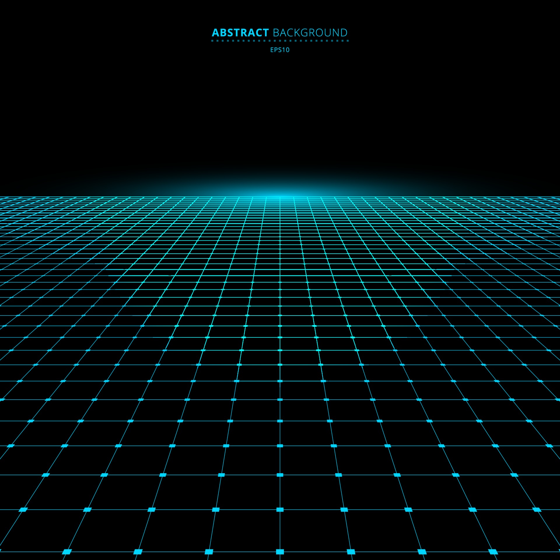 Abstract technology futuristic concept blue grid perspective on black ... Abstract technology futuristic concept blue grid perspective on black ...
