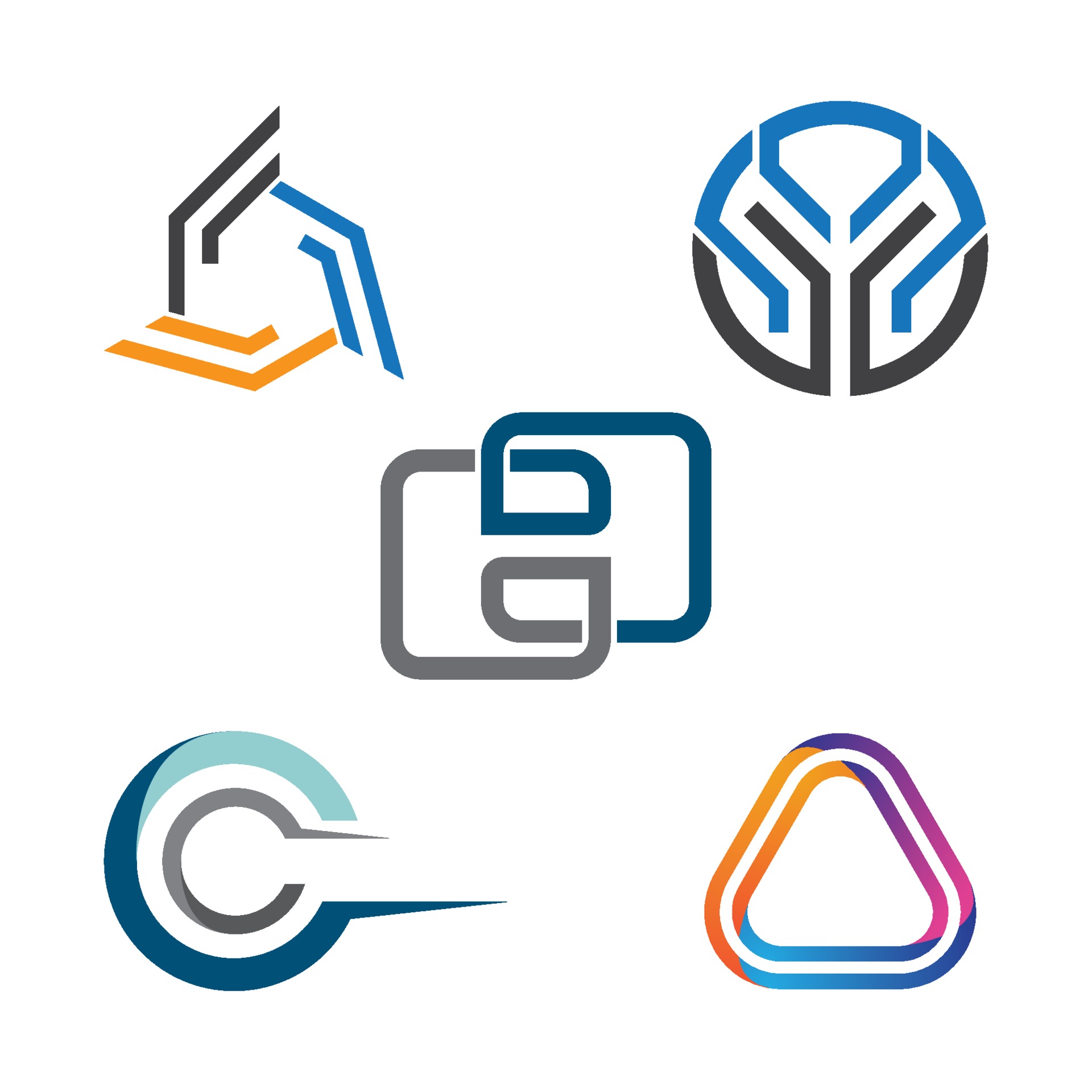 Abstract logo images illustration 2173251 Vector Art at Vecteezy