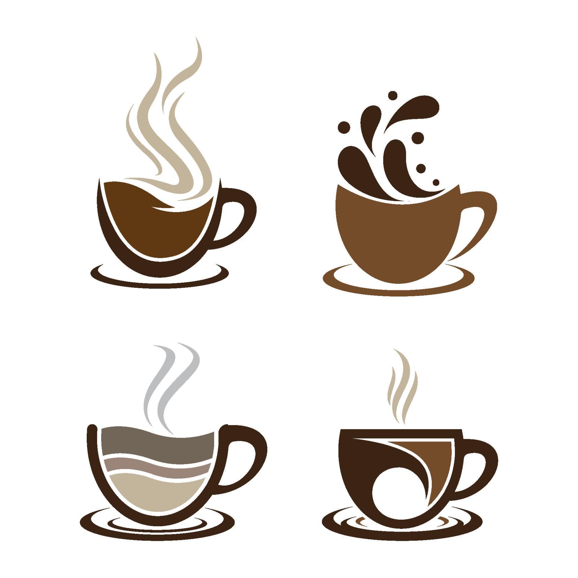 Coffee Cup Logo Images Set 2173346 Vector Art At Vecteezy