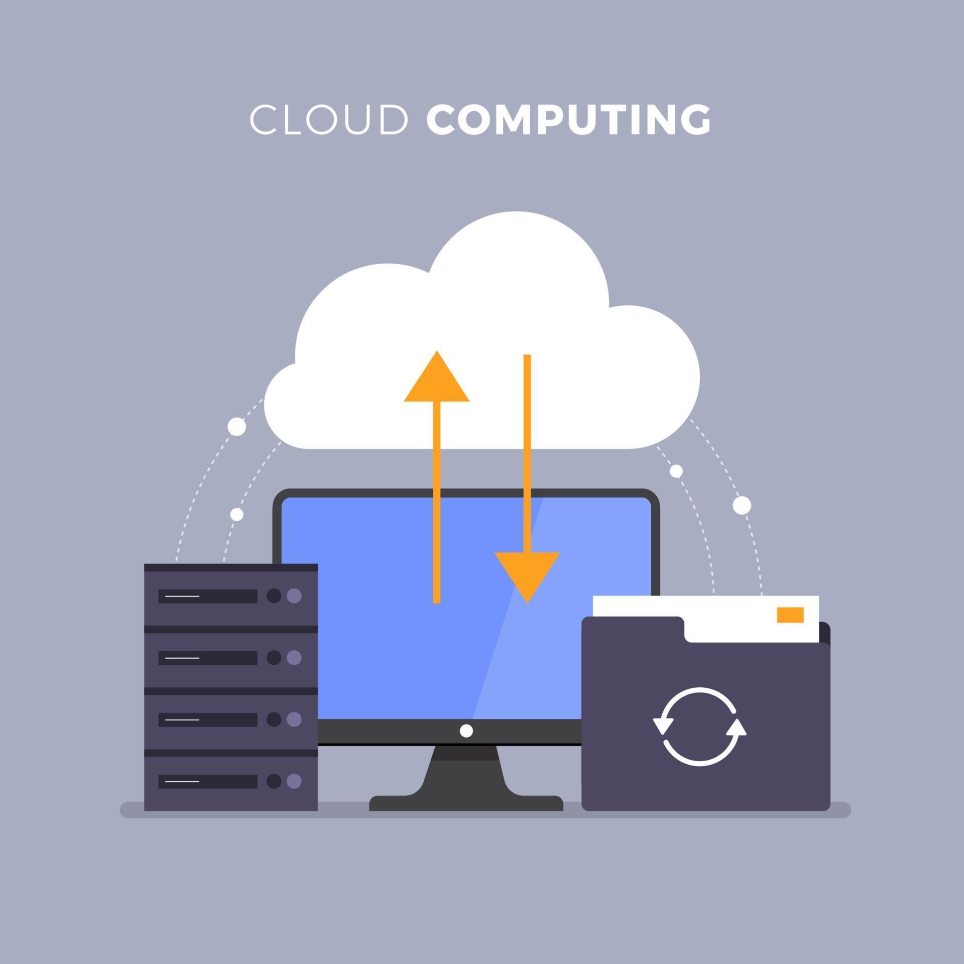 Cloud Computing Services 2173365 Vector Art at Vecteezy