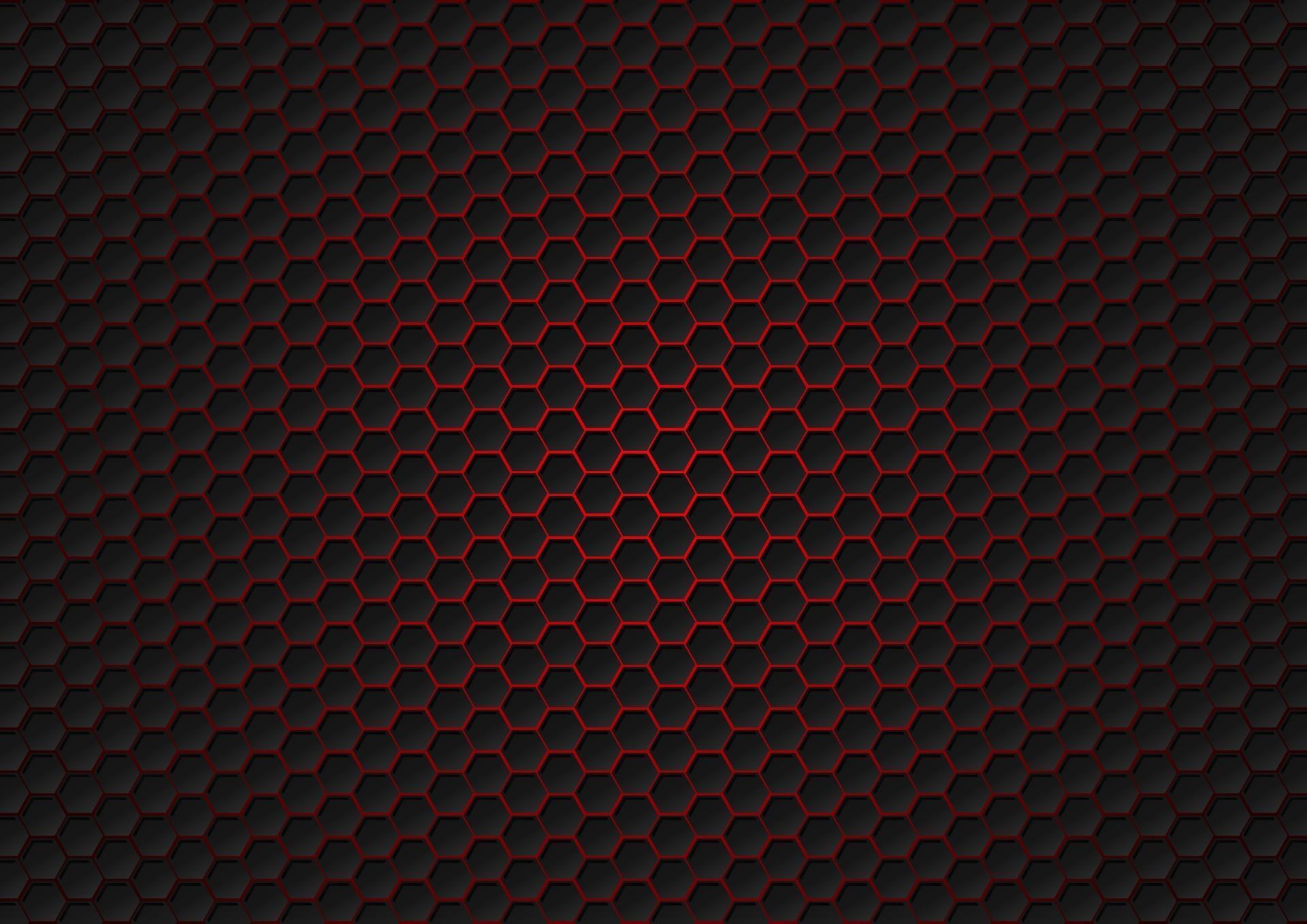 Abstract black hexagon pattern, futuristic texture 2173502 Vector Art ...