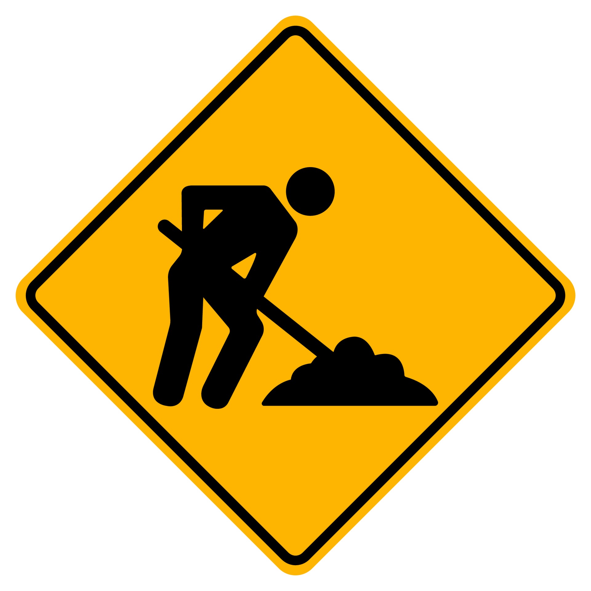 Men Work Road,Under Construction Traffic Road Symbol Sign Isolate on ... Men Work Road,Under Construction Traffic Road Symbol Sign Isolate on ...