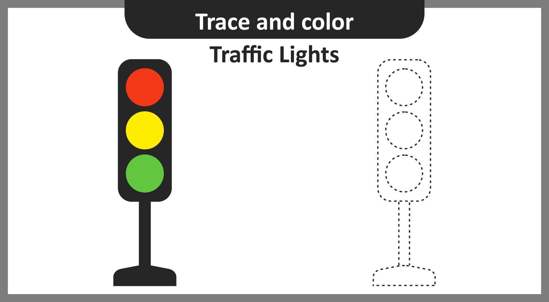 Trace and Color Traffic Lights 2174614 Vector Art at Vecteezy Trace and Color Traffic Lights 2174614 Vector Art at Vecteezy