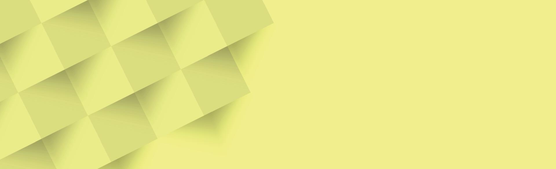 Abstract yellow background, web template, squares with shadow - Vector ...