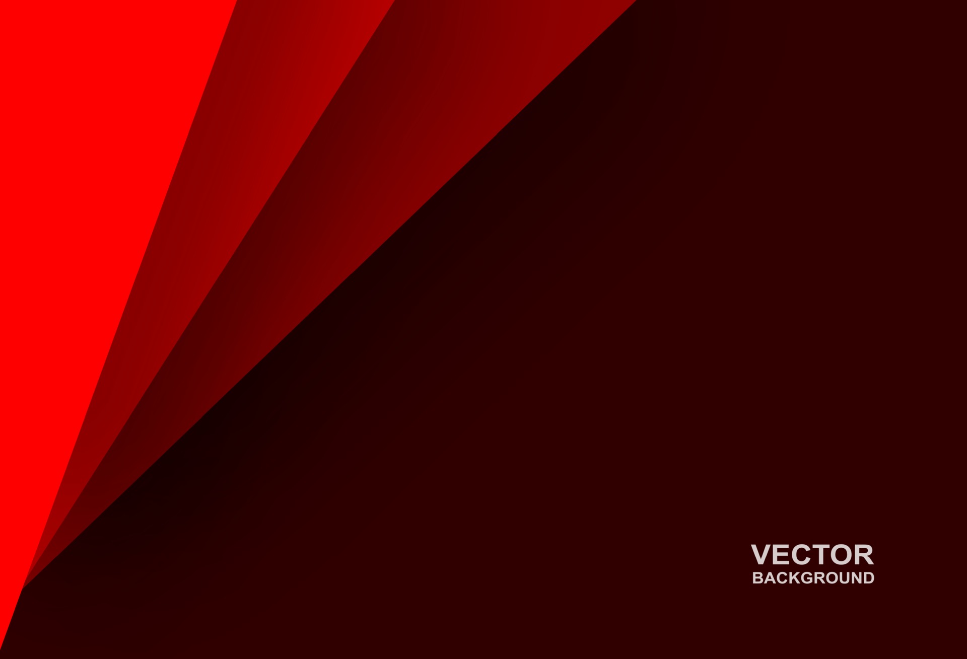 Abstract Red Gradient Geometric Overlap Shape Background Vector
