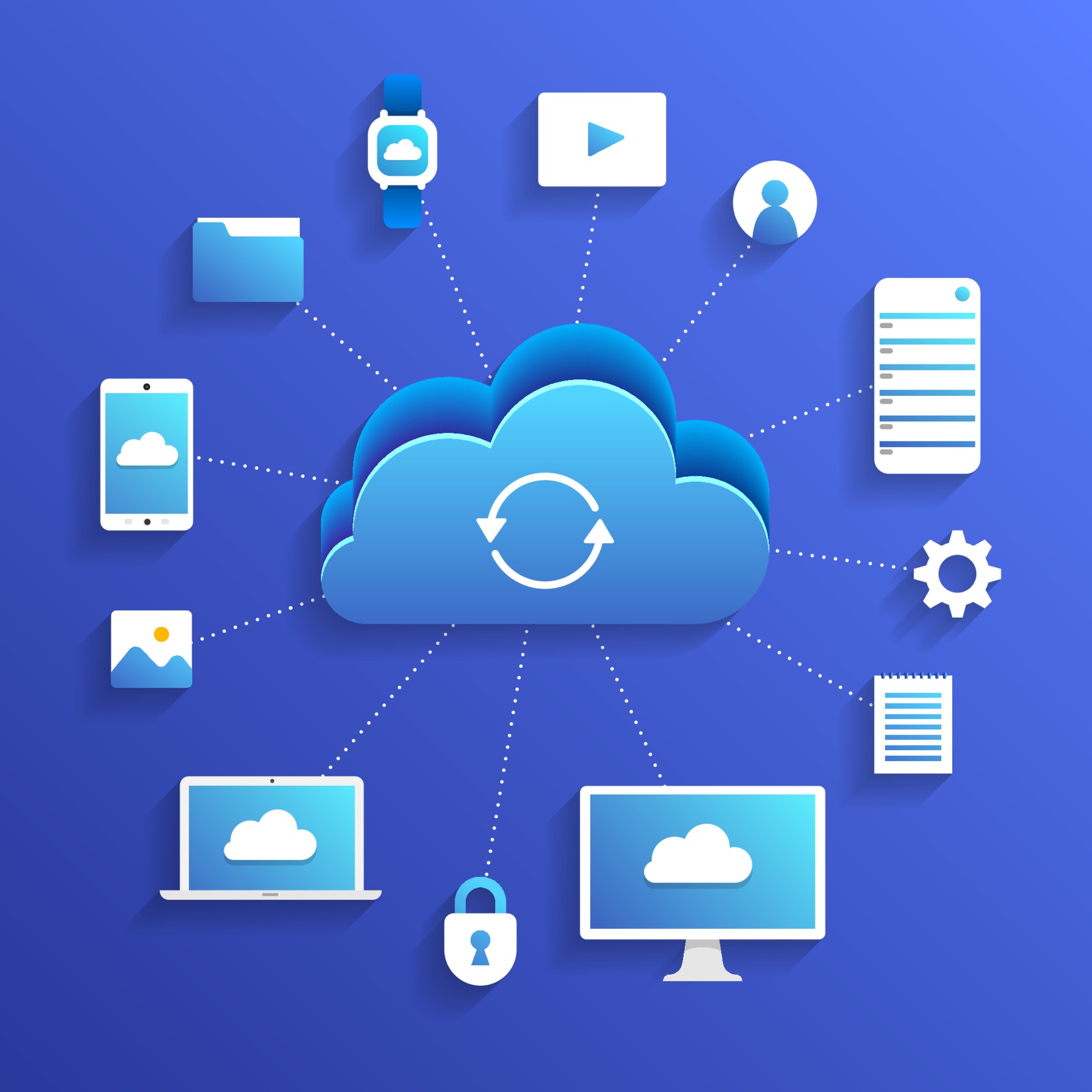 Cloud computing technology vector 2177760 Vector Art at Vecteezy