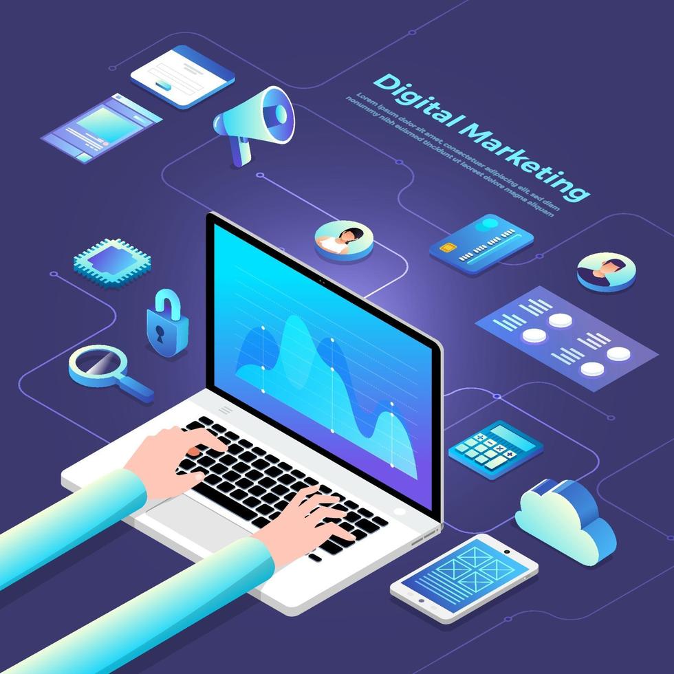 Isometric Digital Marketing 2179116 Vector Art at Vecteezy Isometric Digital Marketing 2179116 Vector Art at Vecteezy