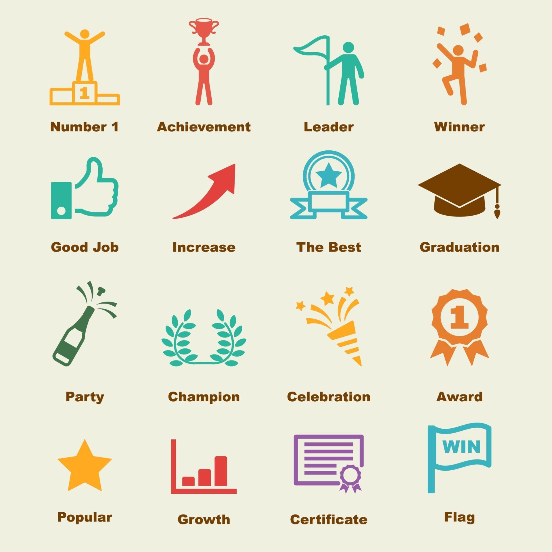 success vector elements 2180503 Vector Art at Vecteezy