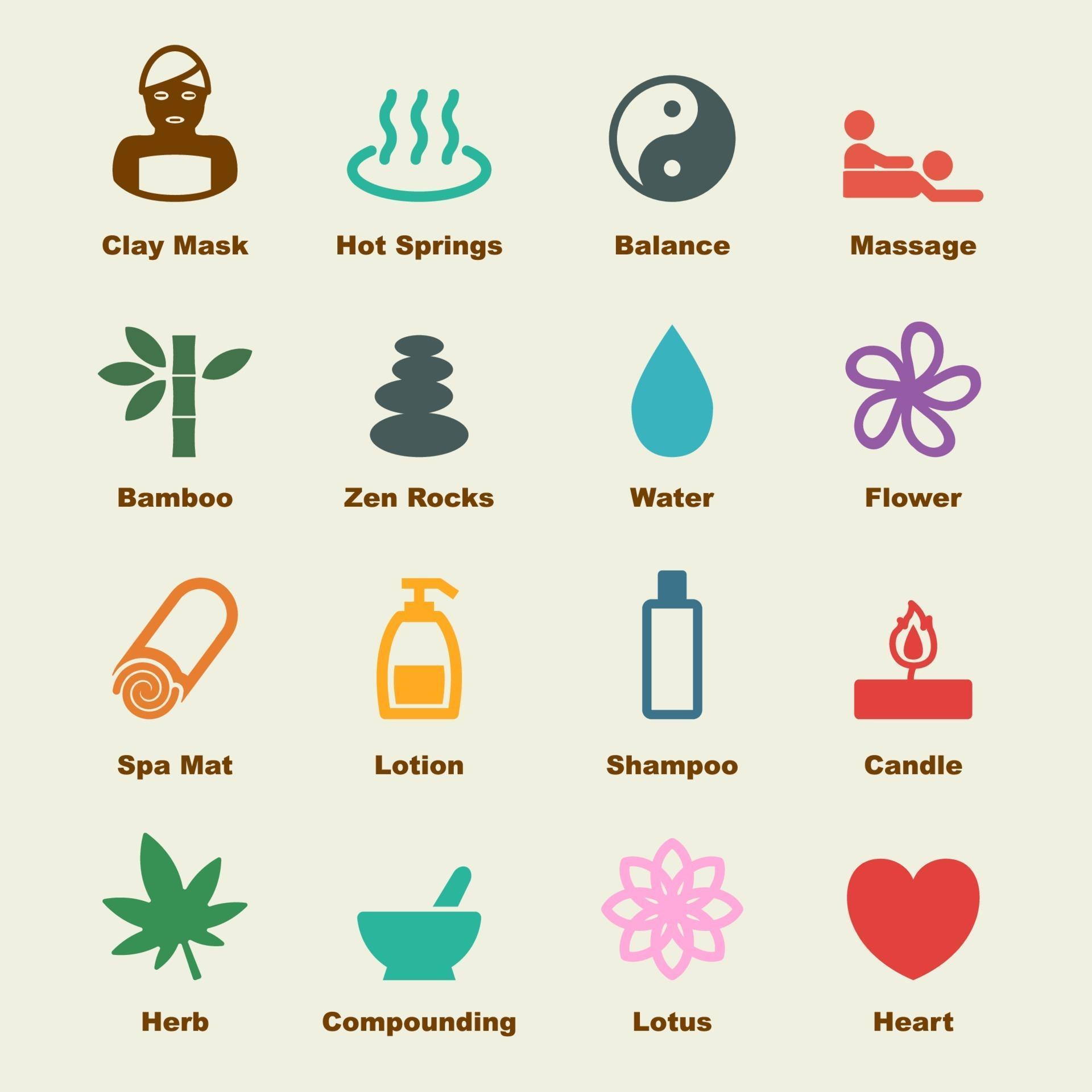 spa vector elements 2180815 Vector Art at Vecteezy