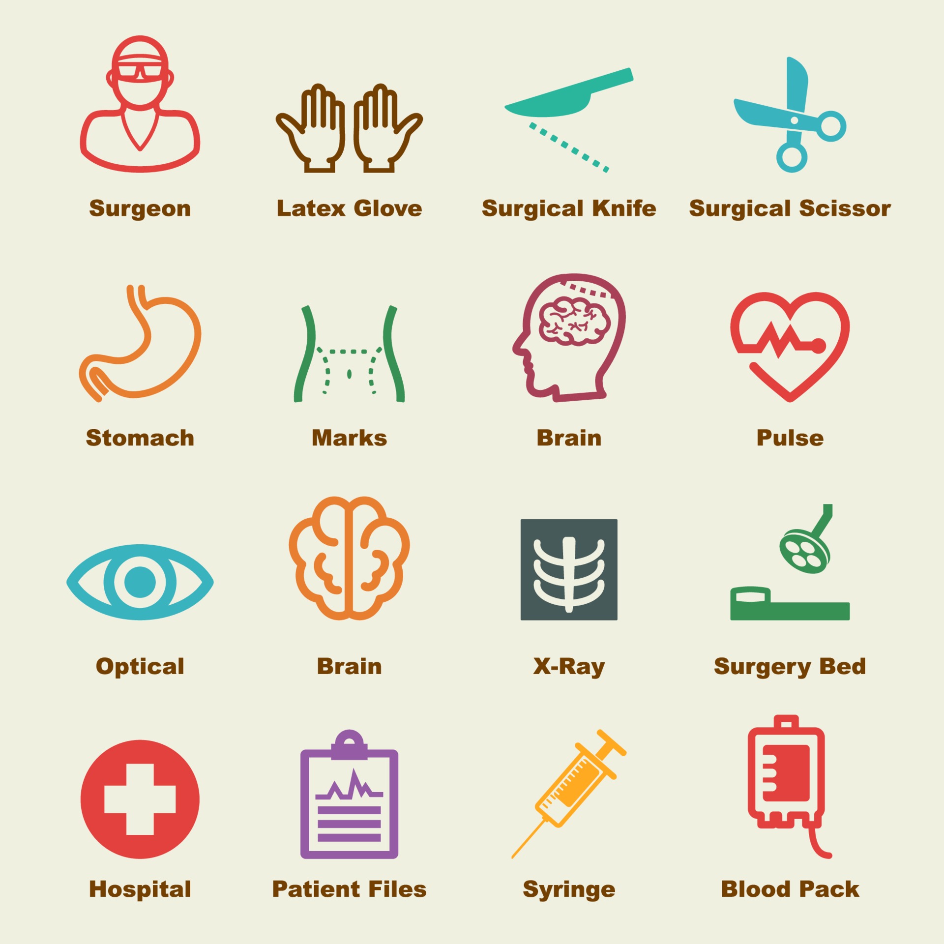 surgery vector elements 2180862 Vector Art at Vecteezy