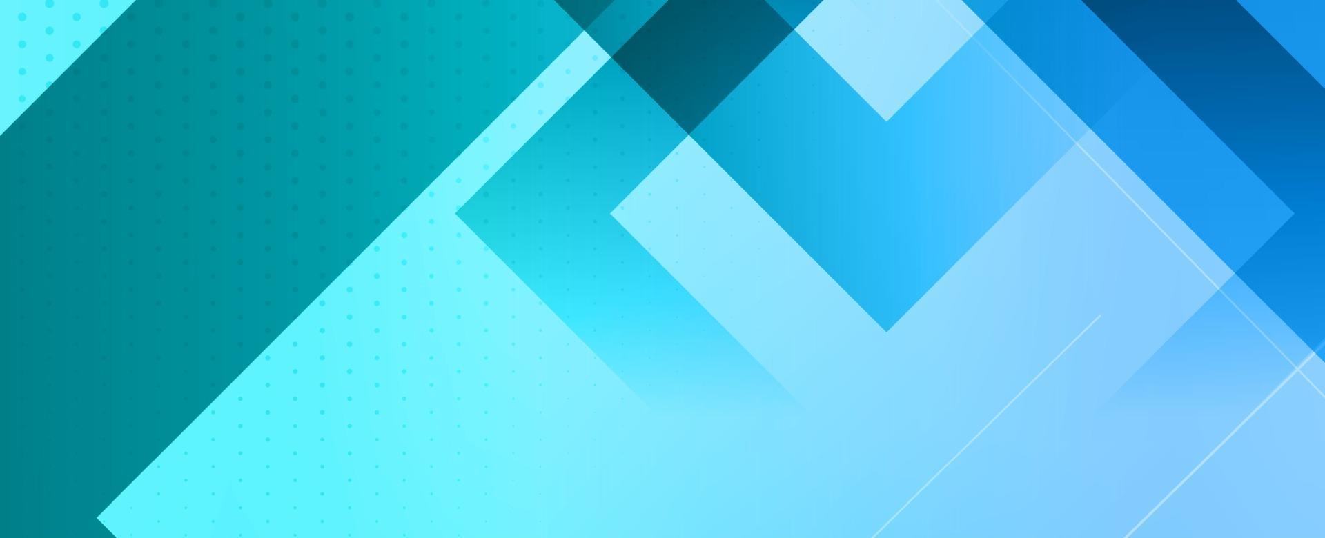 Abstract geometric blue decorative modern banner design background ...