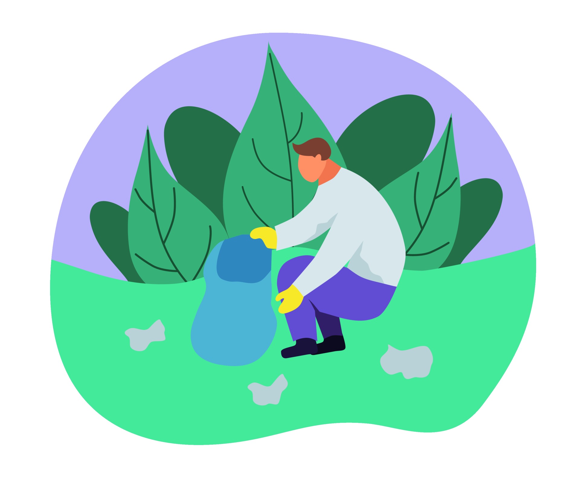 Man Picking up Trash 2182937 Vector Art at Vecteezy Man Picking up Trash 2182937 Vector Art at Vecteezy