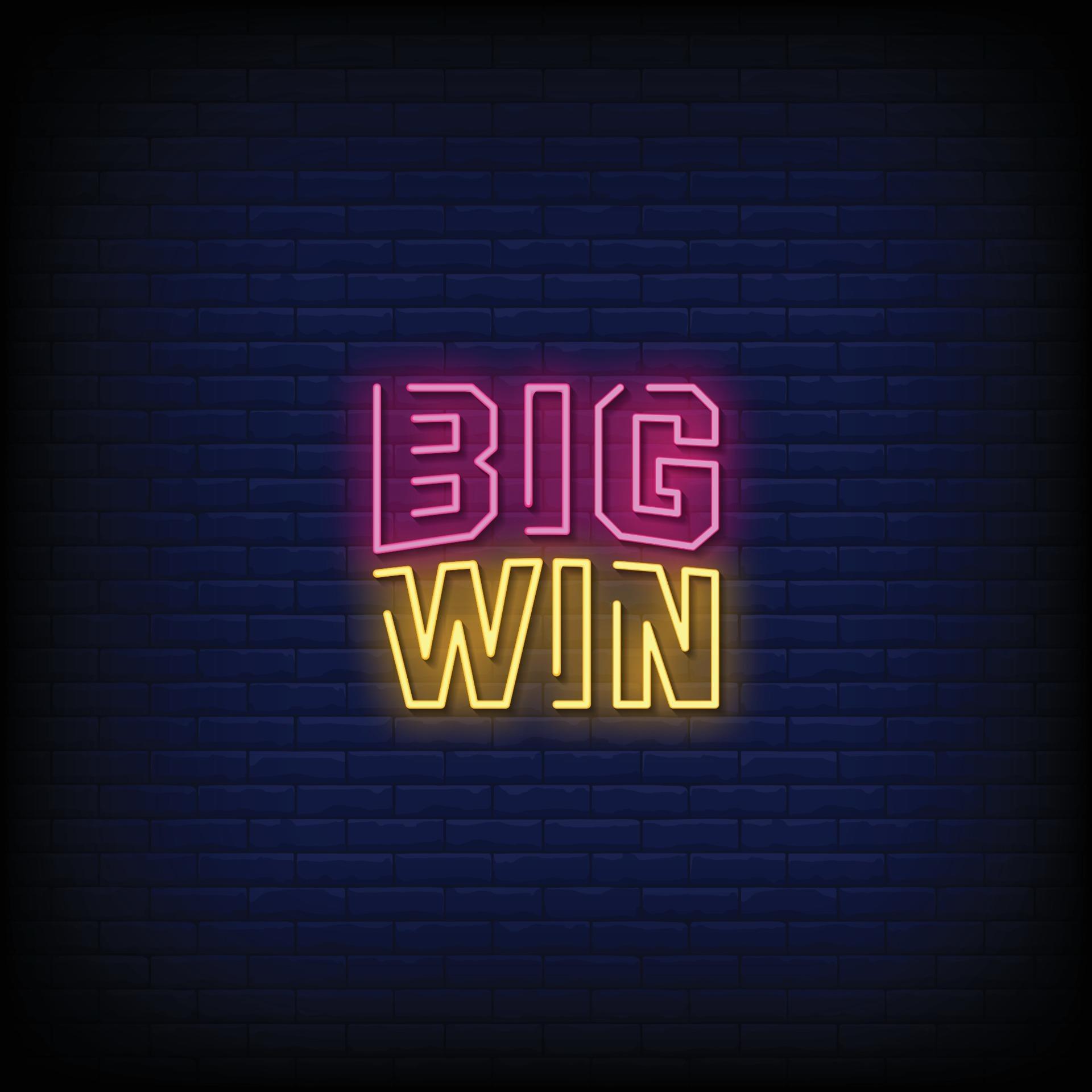 Big Win Neon Signs Style Text Vector 2185711 Vector Art at Vecteezy Big Win Neon Signs Style Text Vector 2185711 Vector Art at Vecteezy