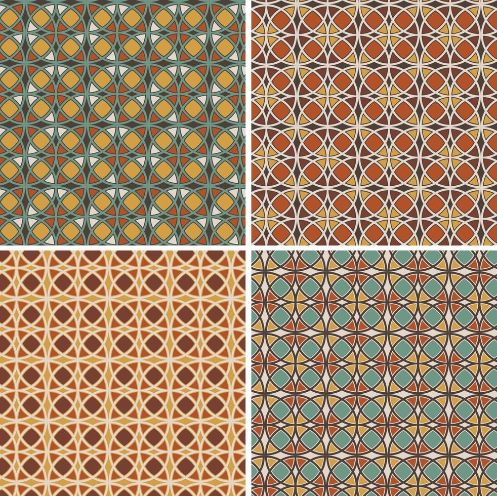 ornate circular geometric vector tile patterns 2186592 Vector Art at ...